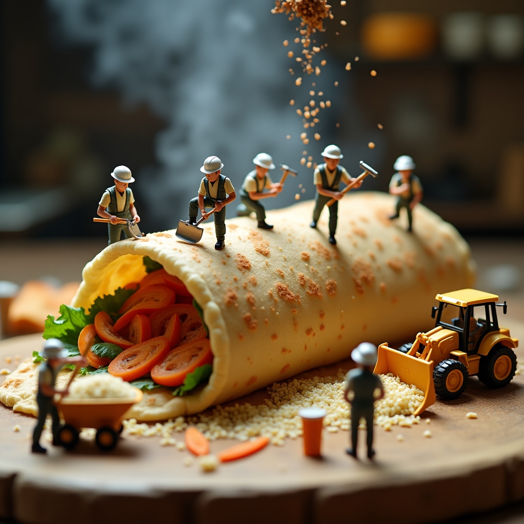 Macro photography of a giant roti - Payhip
