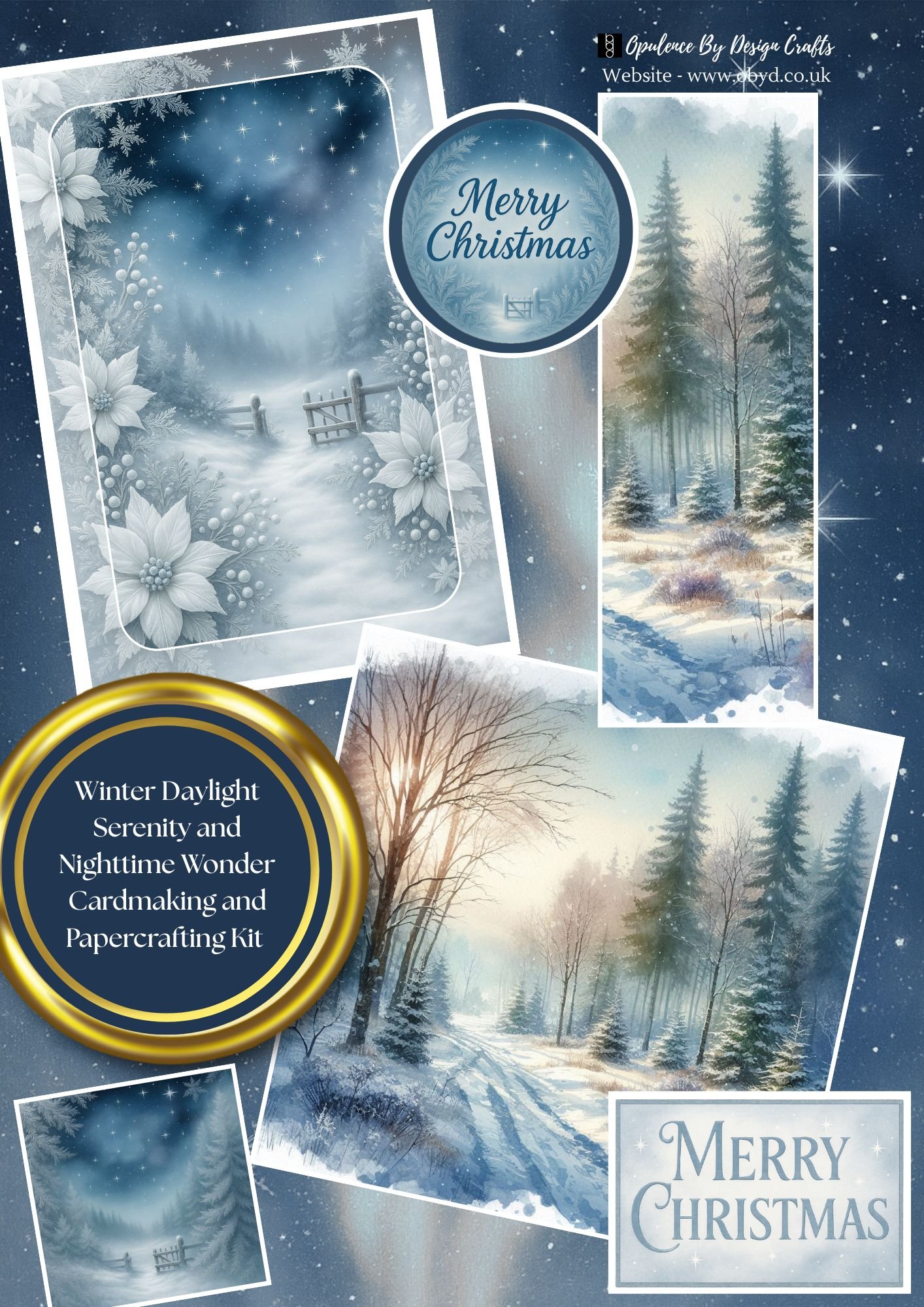 Opulence By Design Crafts - Winter Daylight Serenity and Nighttime ...