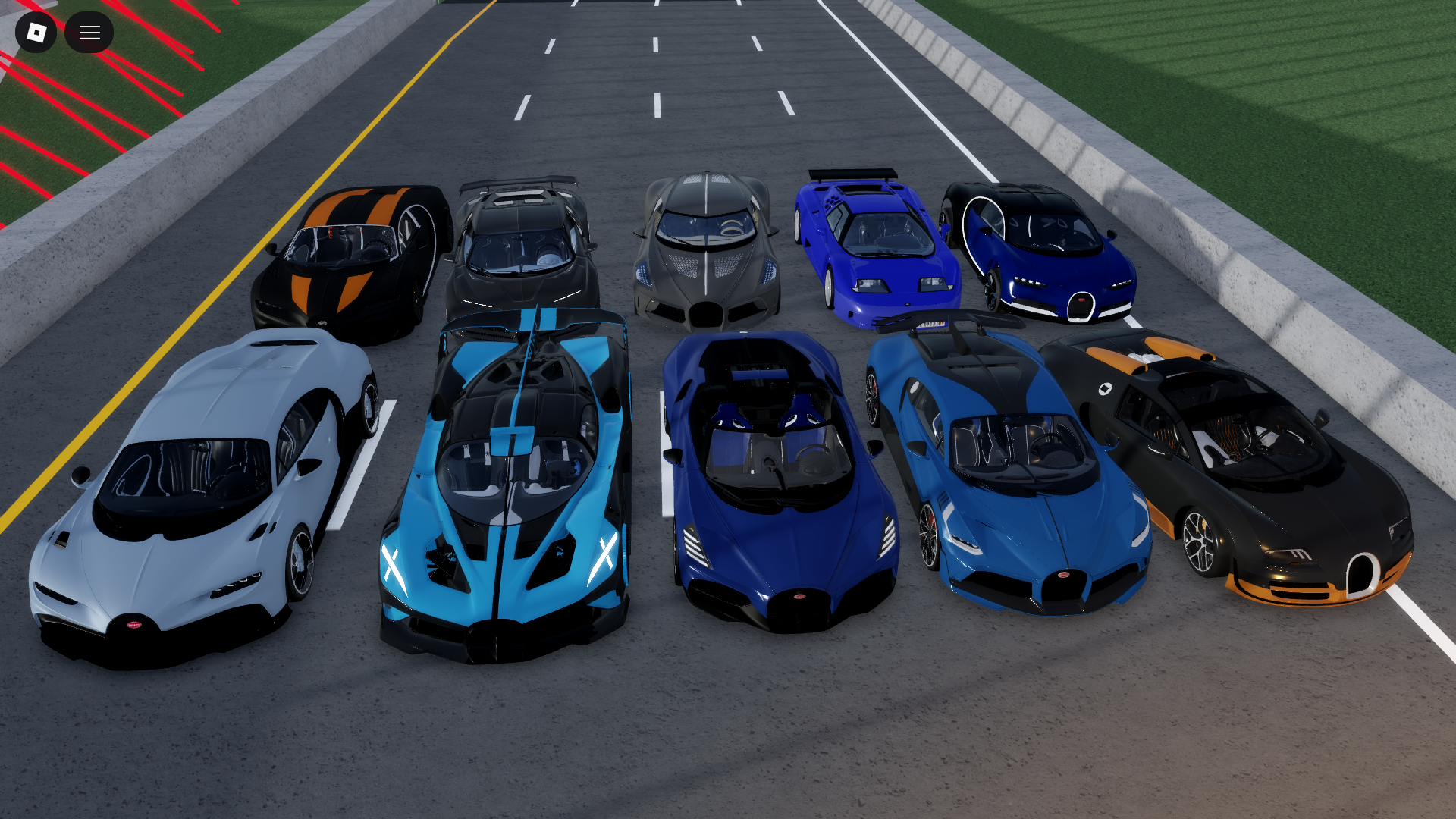 Bugatti Cars Pack Roblox – Working Supercar Collection