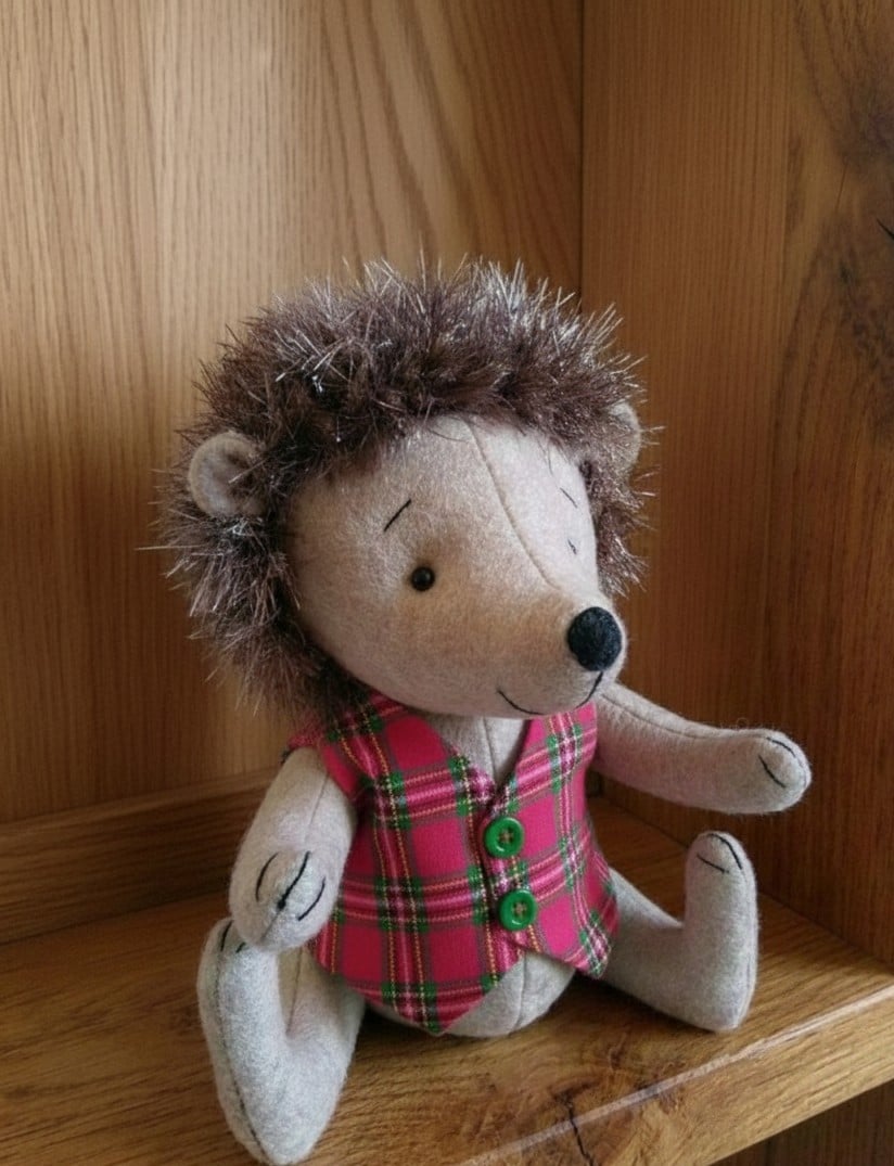 Roderick the hedgehog and waistcoat - Payhip