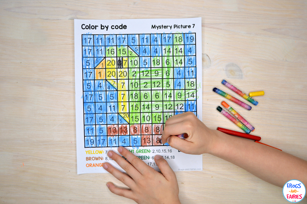 Pets Color by Number Mystery Pictures