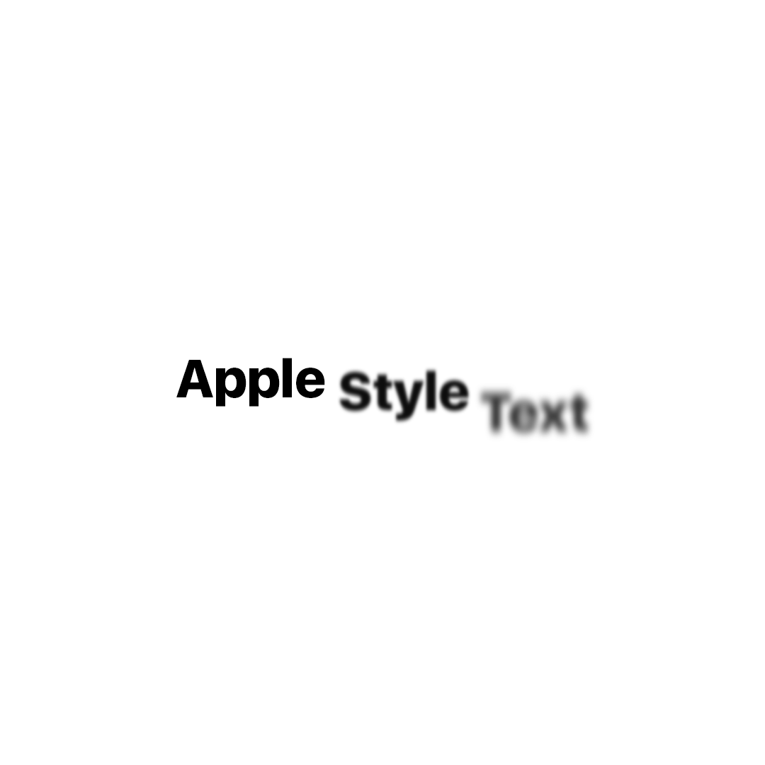 Apple Style Text Animation 🌀 Project File - Payhip