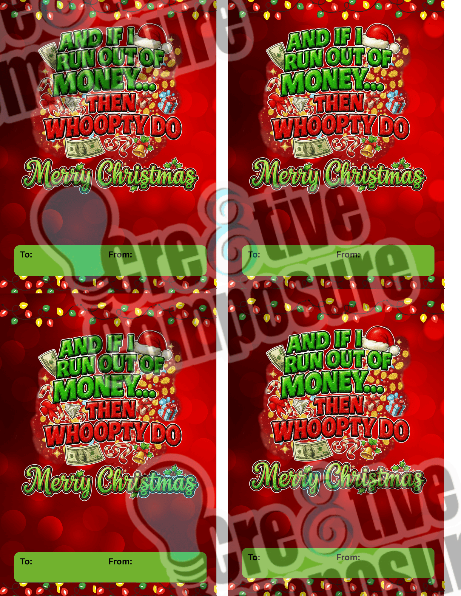 Holiday Money Holder - Payhip