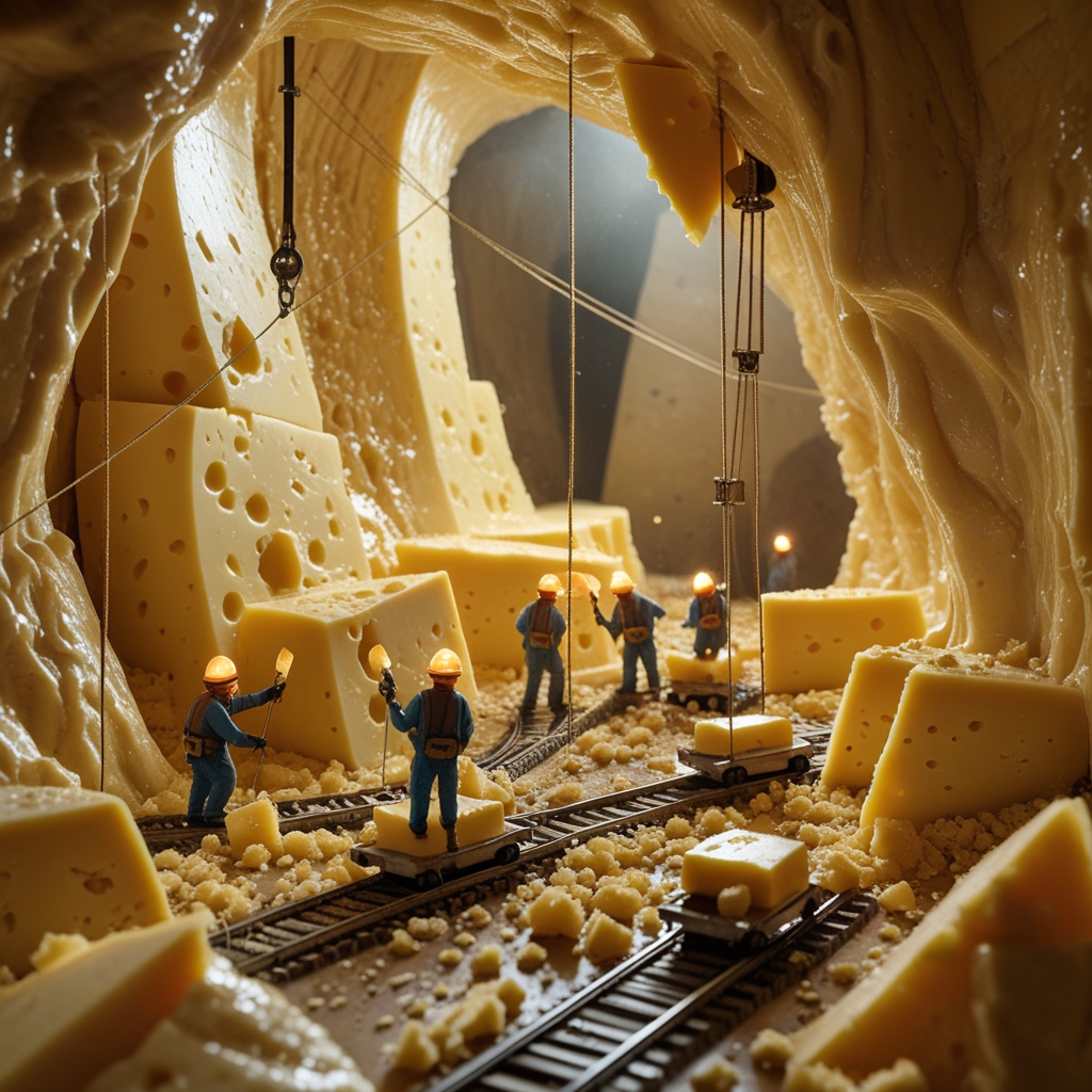 A hyper detailed and ultra cheese cavern realistic - Payhip