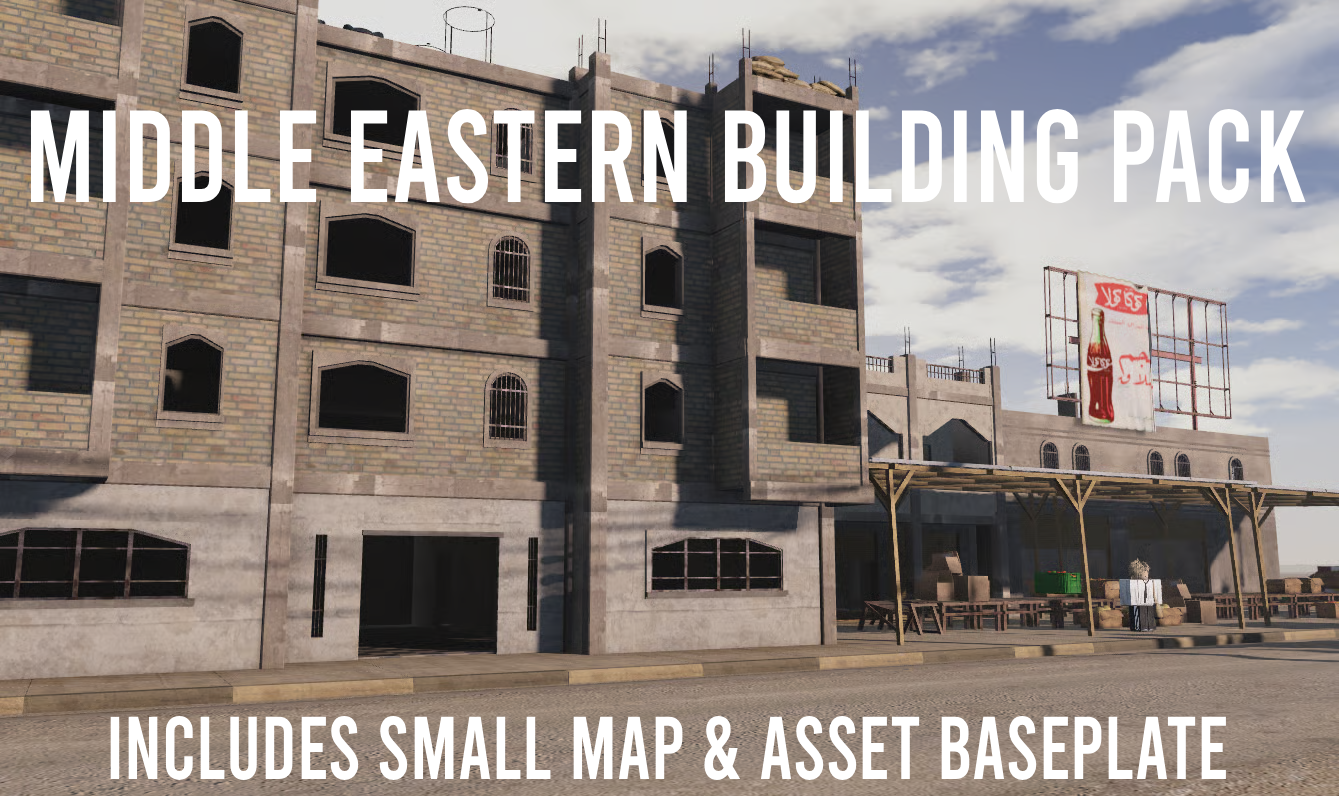 Middle-Eastern Props & Buildings Asset Pack - Payhip