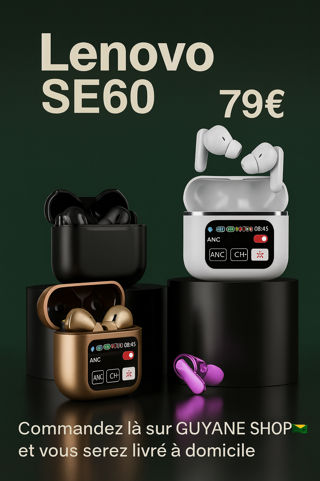 Ecouteurs sans fil SE60 - Payhip