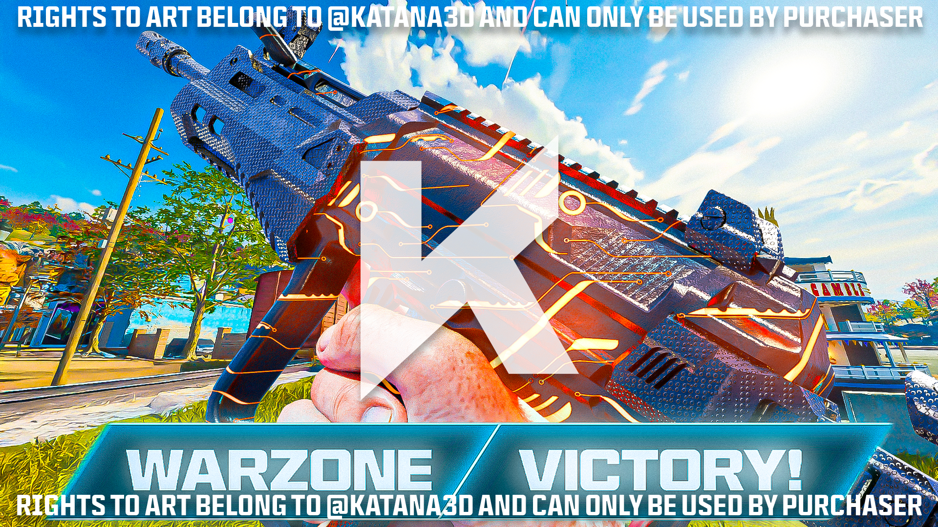 COD/Warzone Thumbnail - Haven's Hollow Cyborg MPC (6 Versions) - Payhip