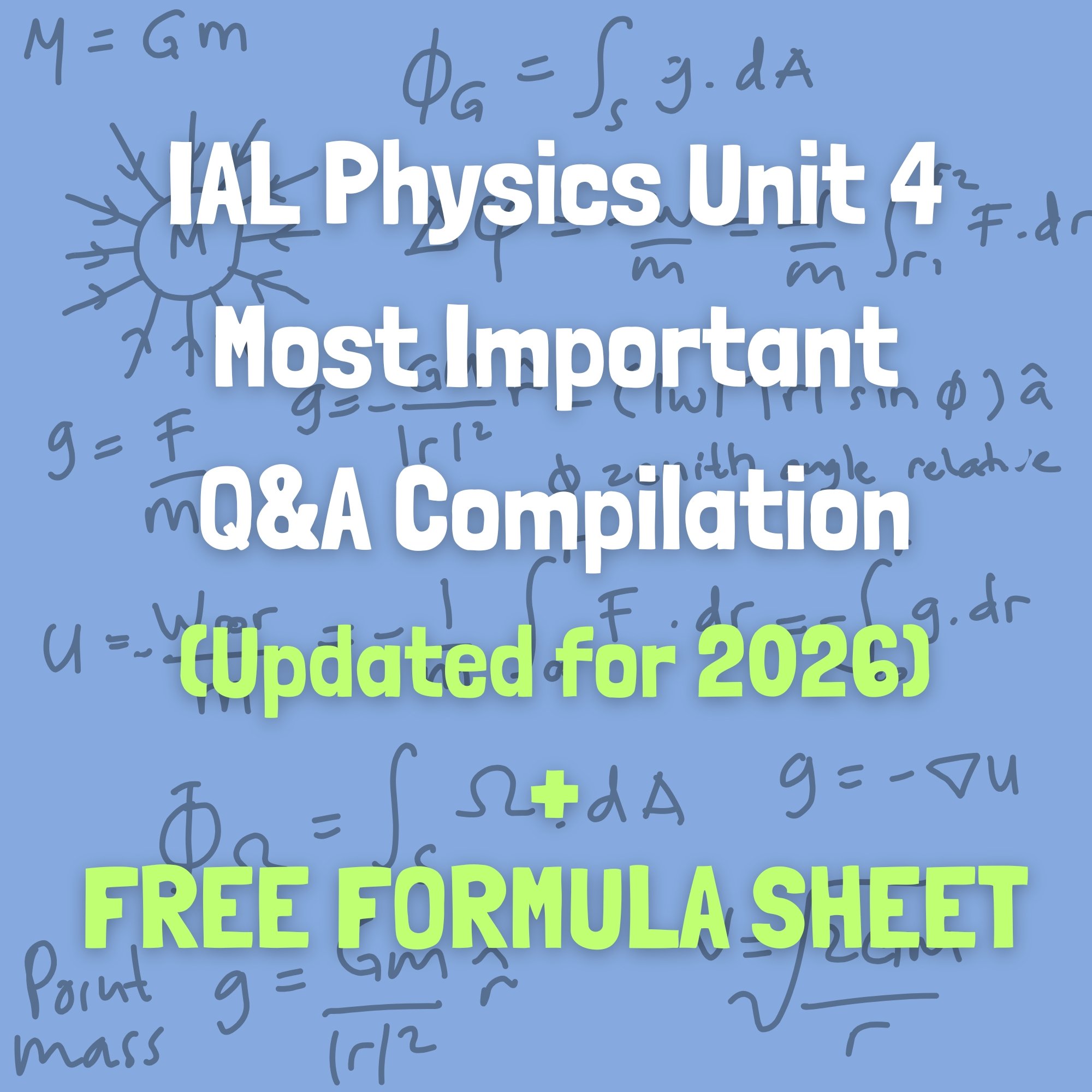 IAL Physics Unit 4 Important Q&A eBook (Updated for 2026)