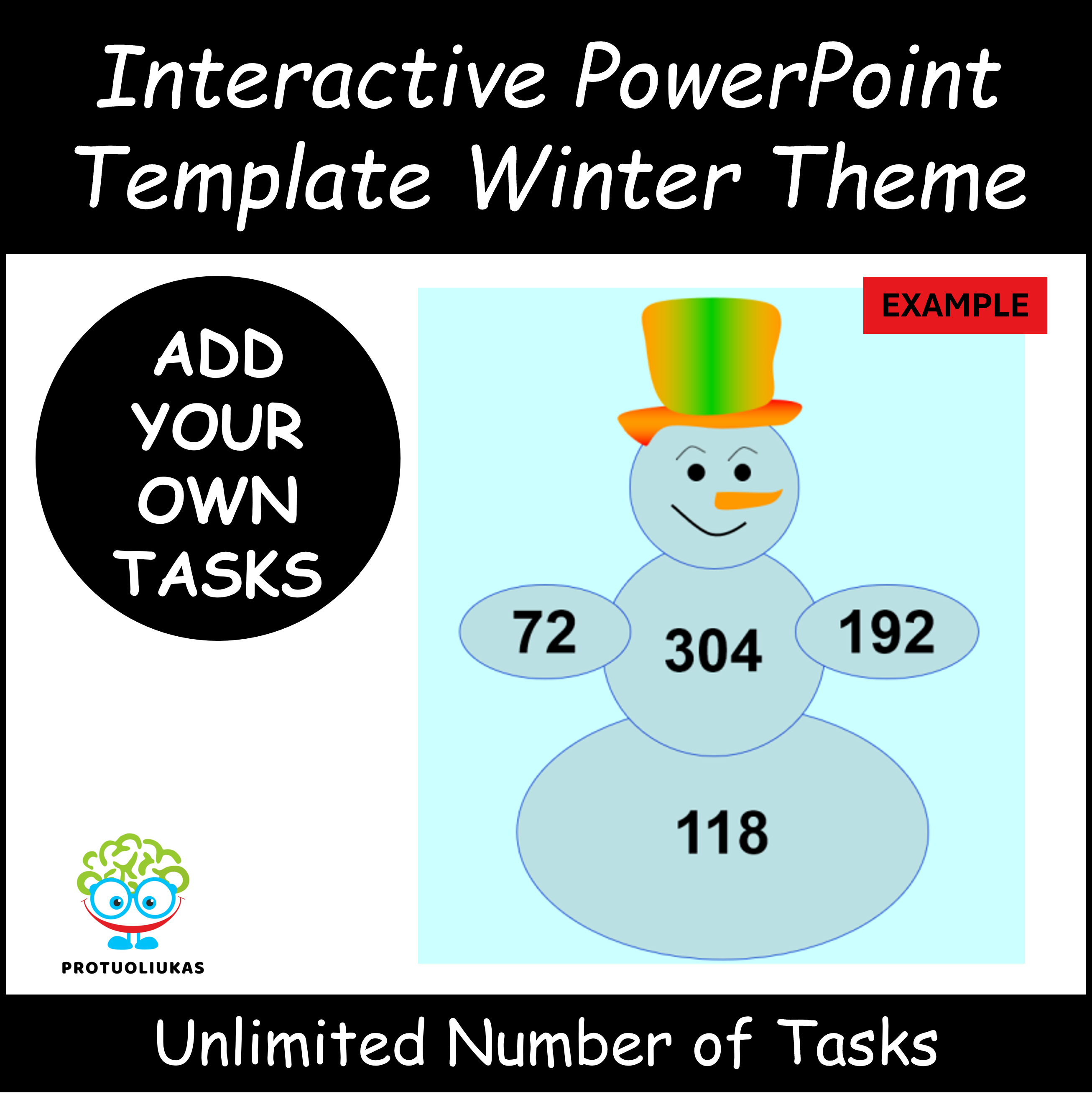 Build a Snowman Interactive PowerPoint Game Template – Editable ...