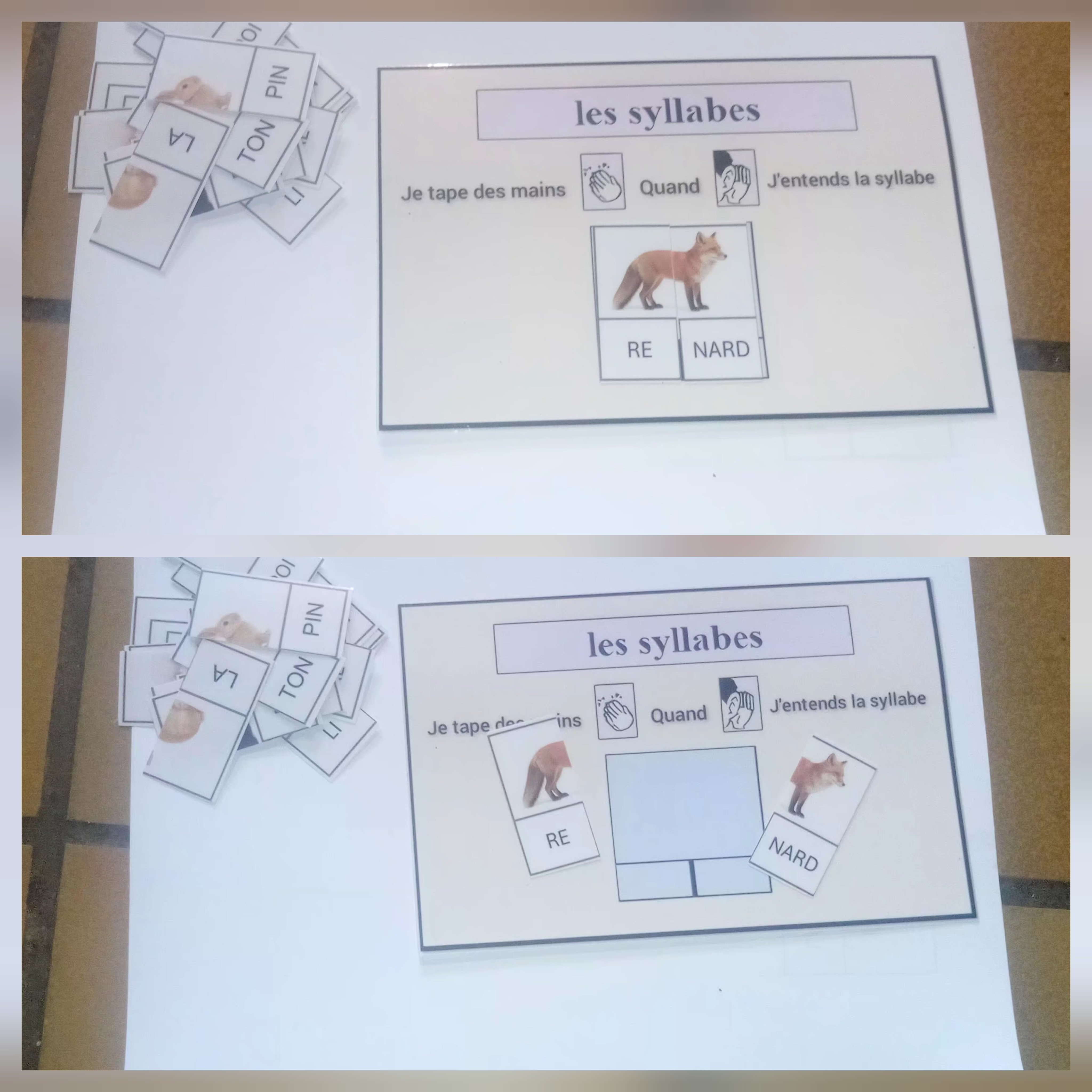 Cartes Syllabes Animaux – Découpage en 2 Parties - Payhip