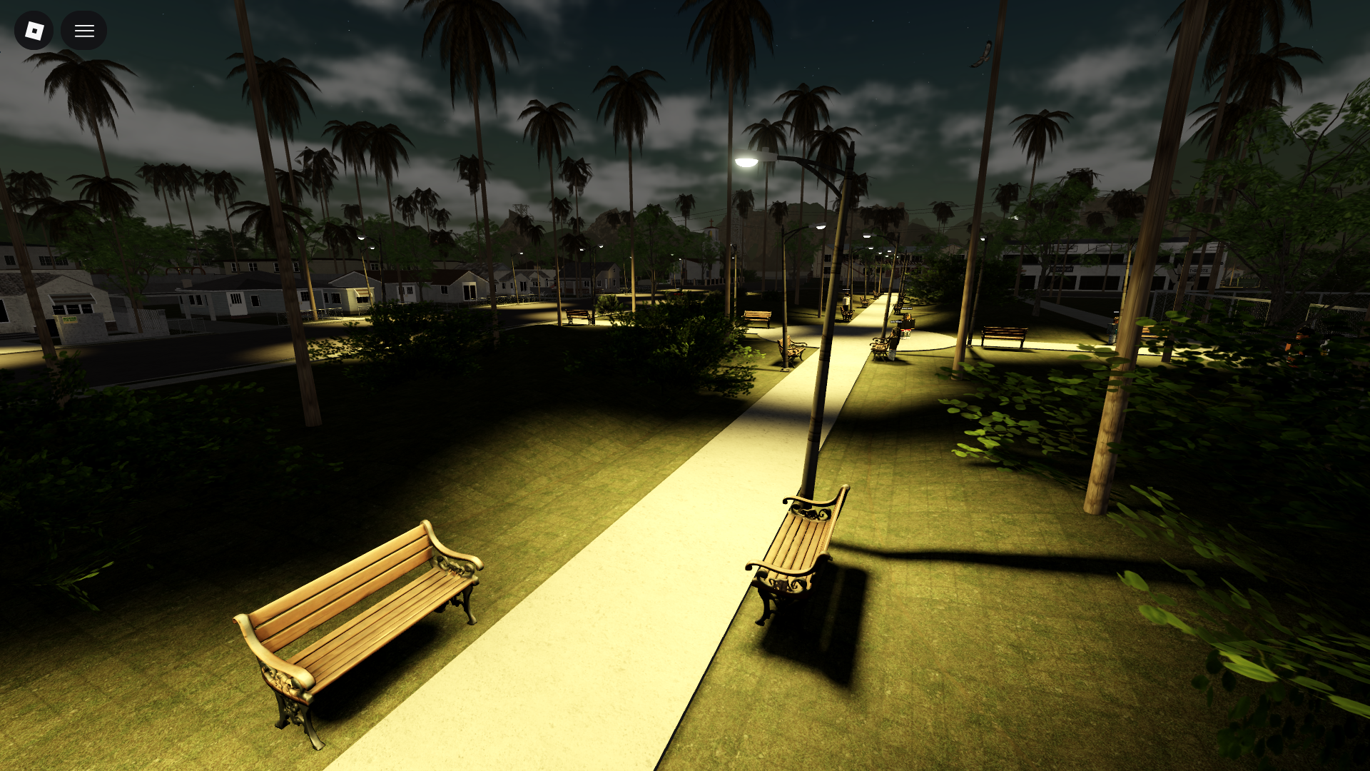 City of Campton South Central Roblox – Scripted Nighttime Urban Map