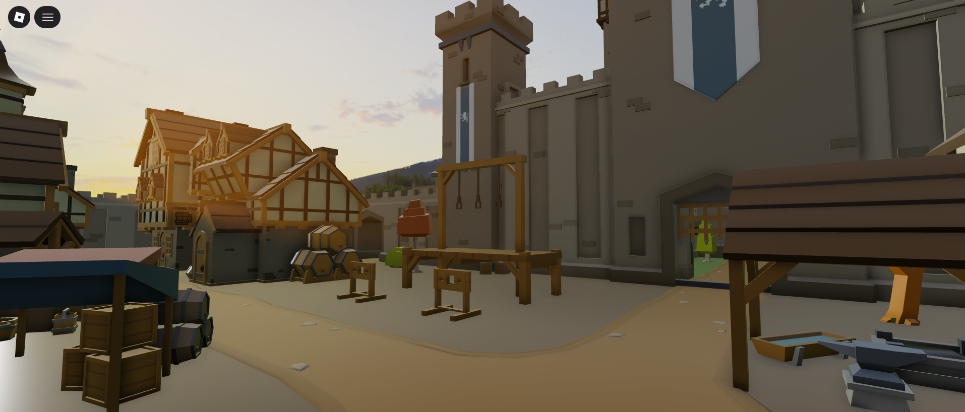 Simple Fantasy Kingdom Roblox – Low Poly Adventure Map