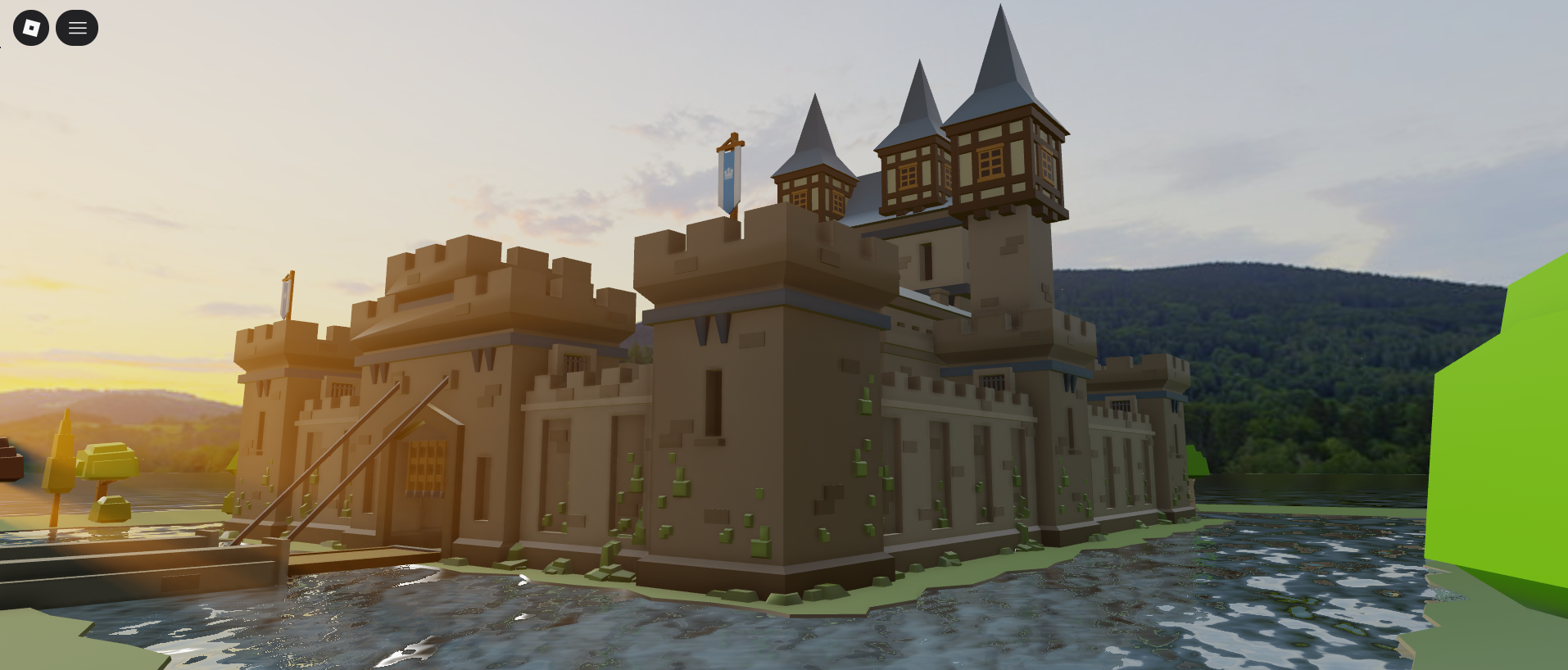 Simple Fantasy Roblox Minimap – Low Poly Adventure Environment