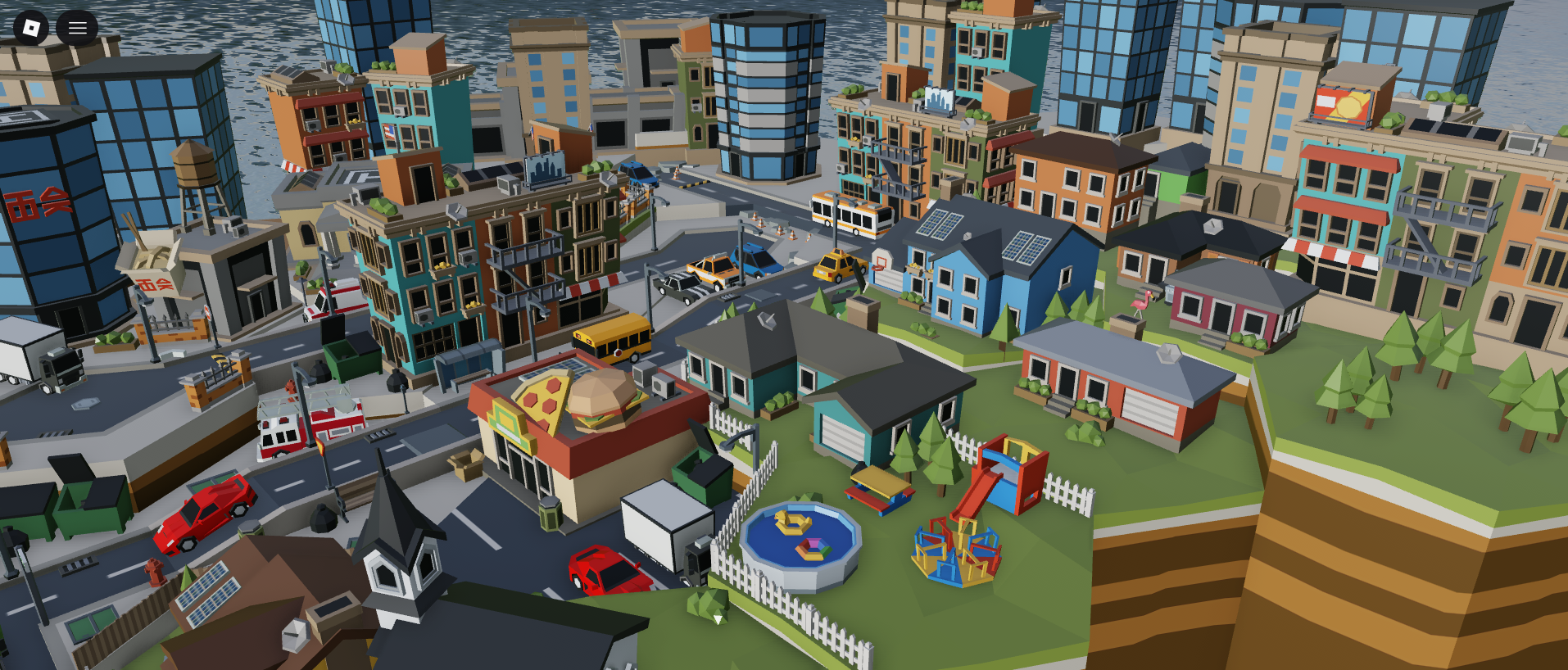Polygon Mini City Map Roblox – Low Poly Urban Environment