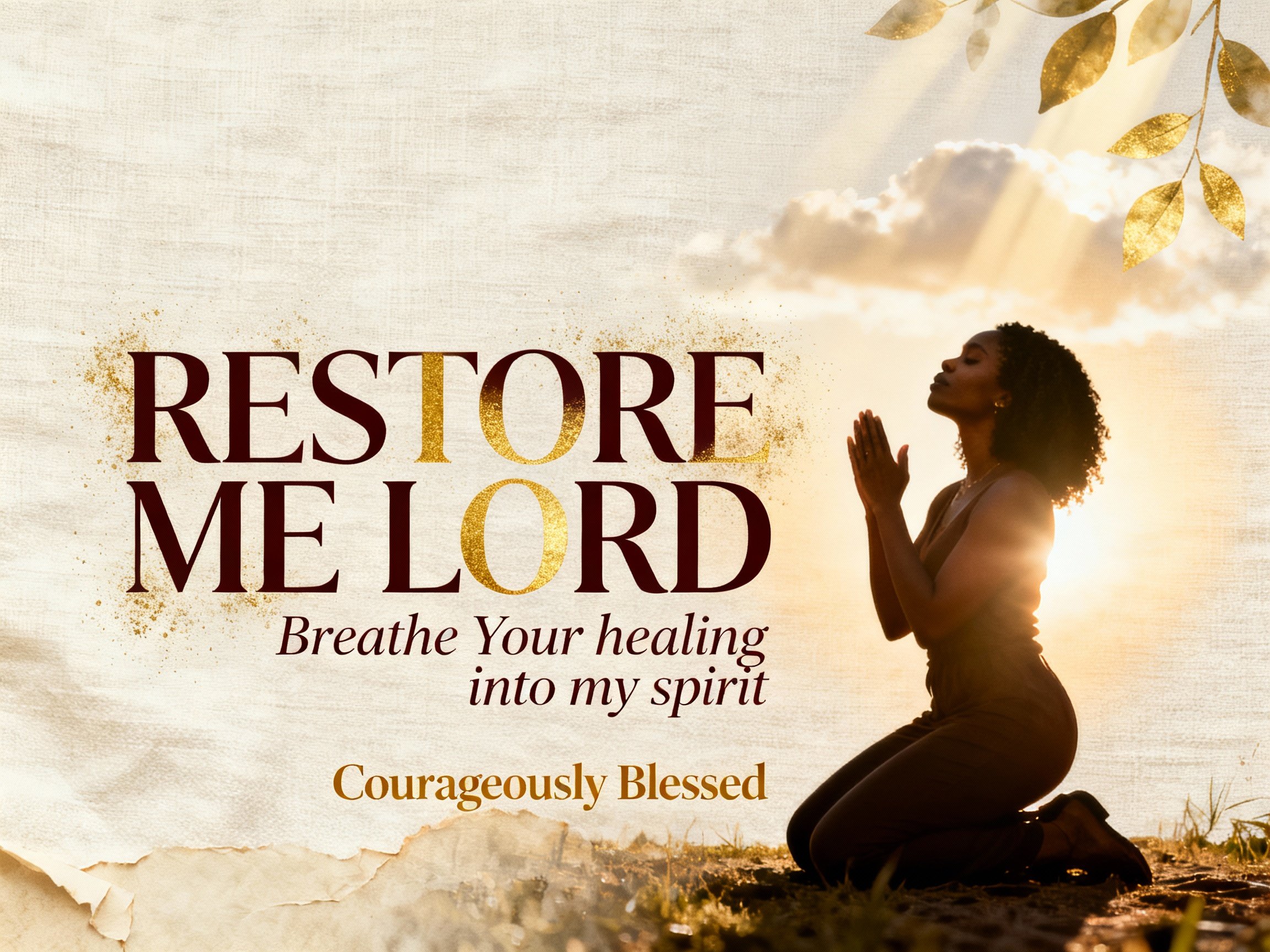 Restore Me Lord - Gospel Ballad - Digital Single