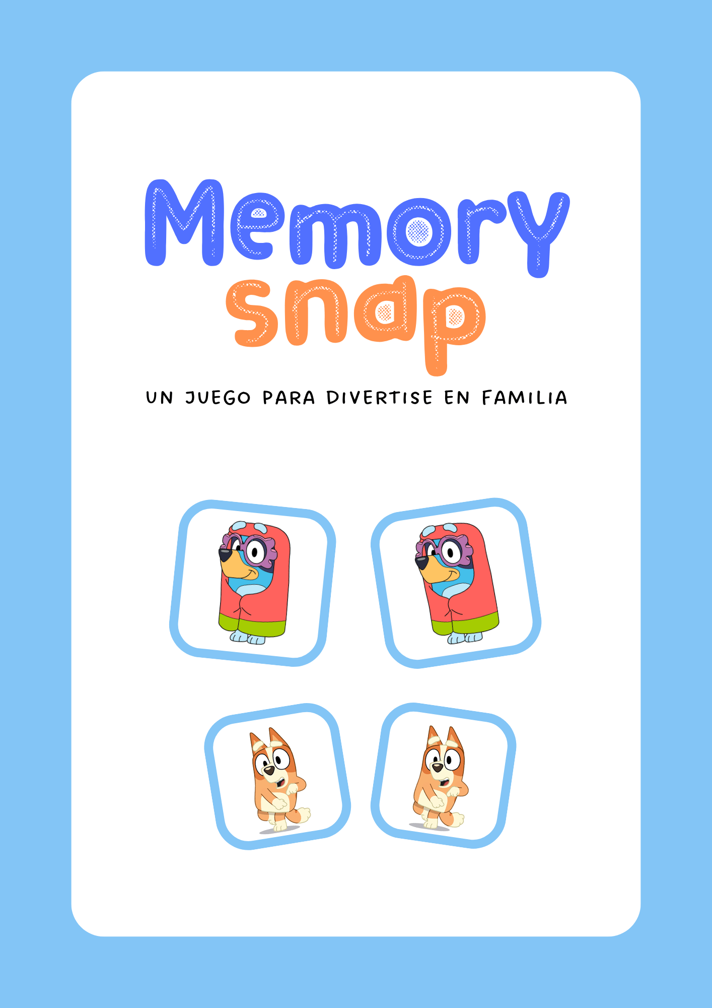 Memory Snap - Bluey - Payhip