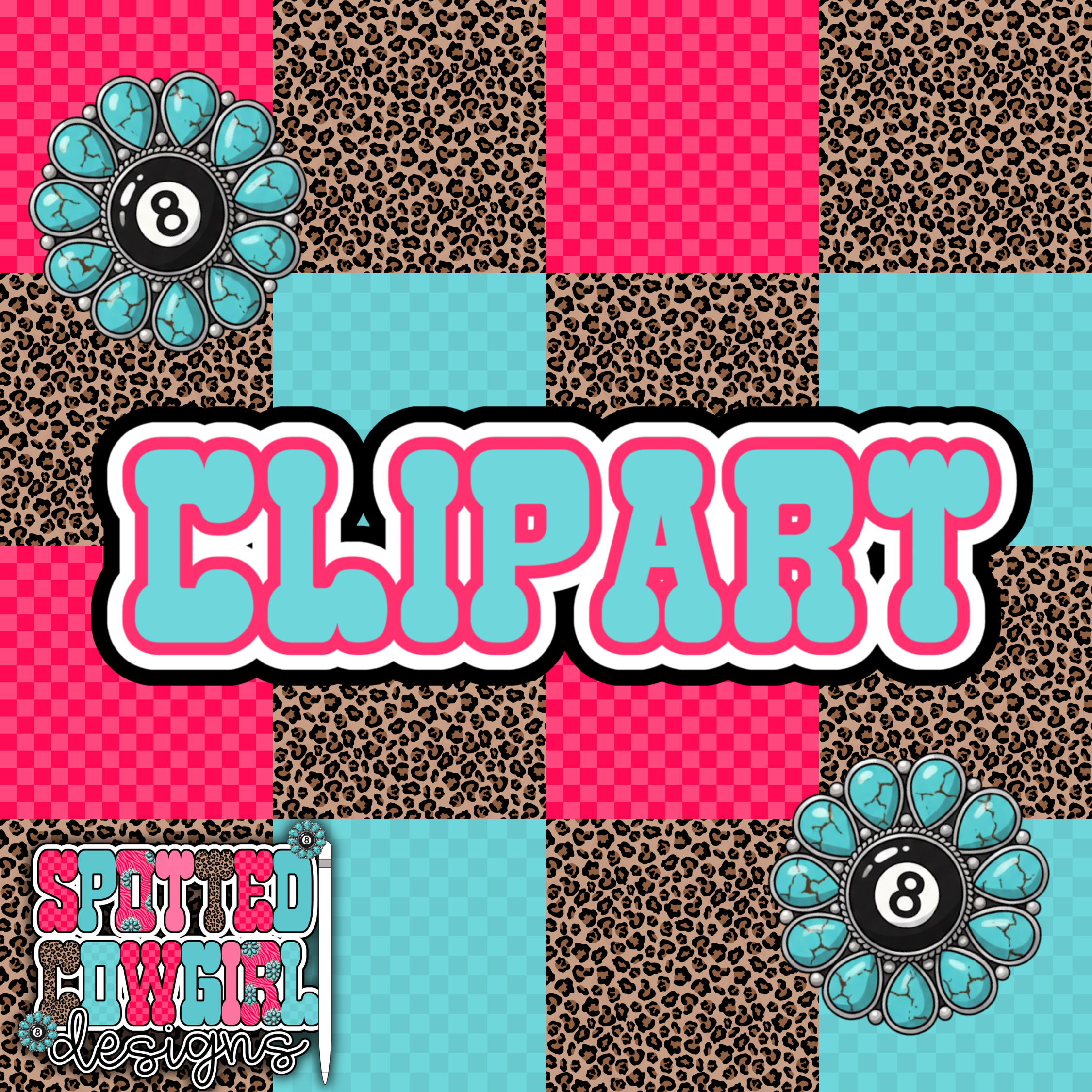 SPOTTED COWGIRL DESIGNS - Clipart - Payhip