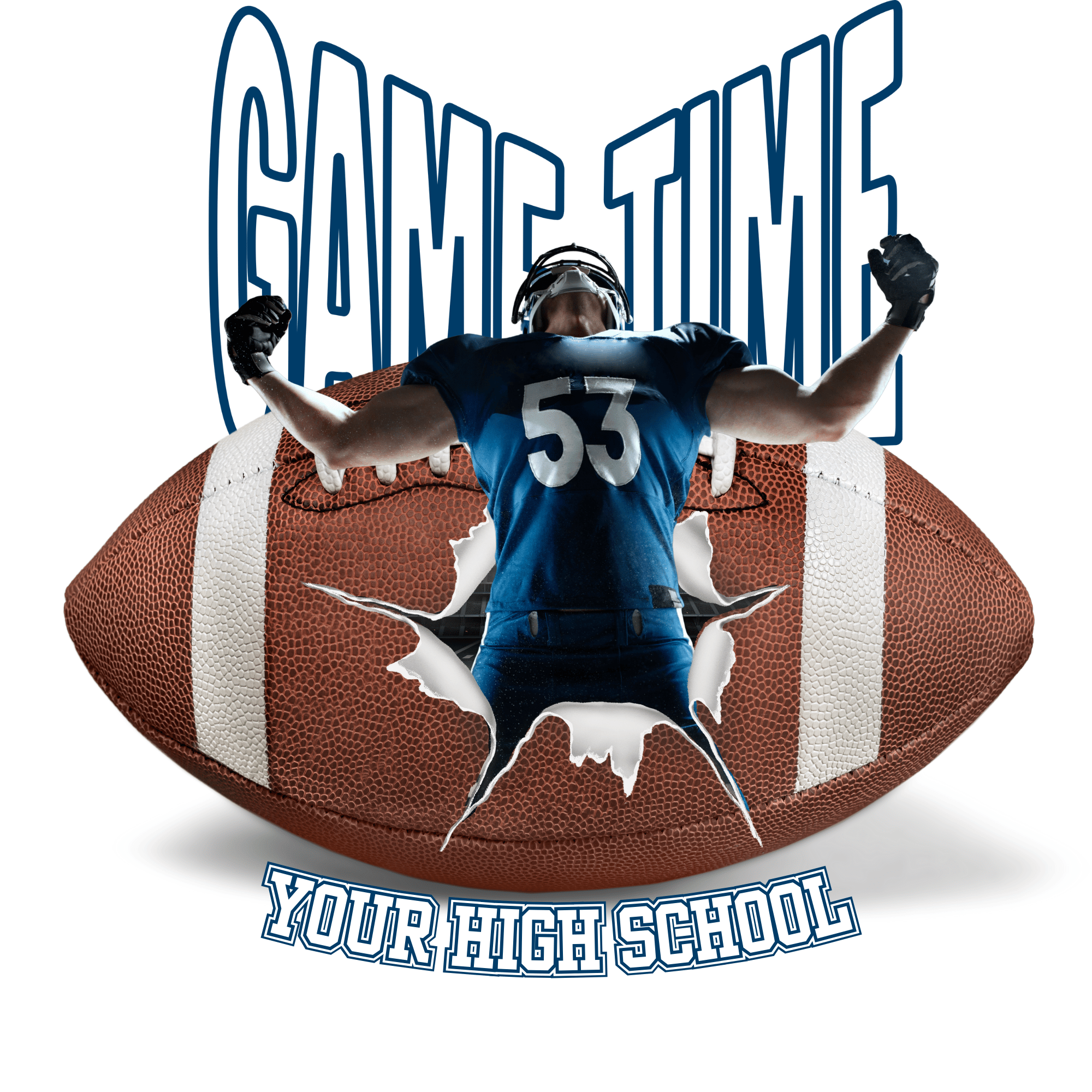 Football Pop-Out | Drag and Drop Template - Payhip