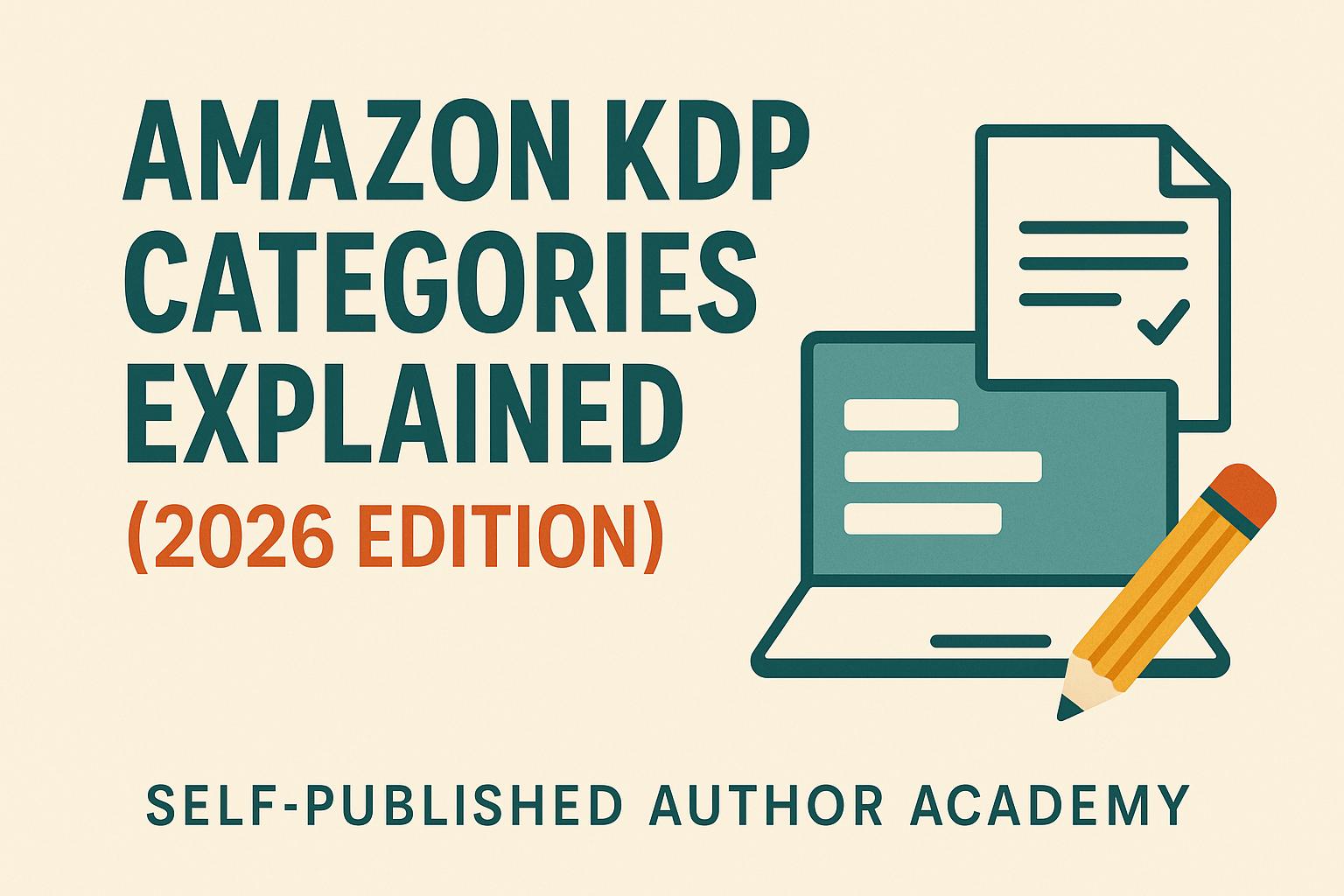 Amazon KDP Categories Explained (2026 Update): How to Choose the Best ...