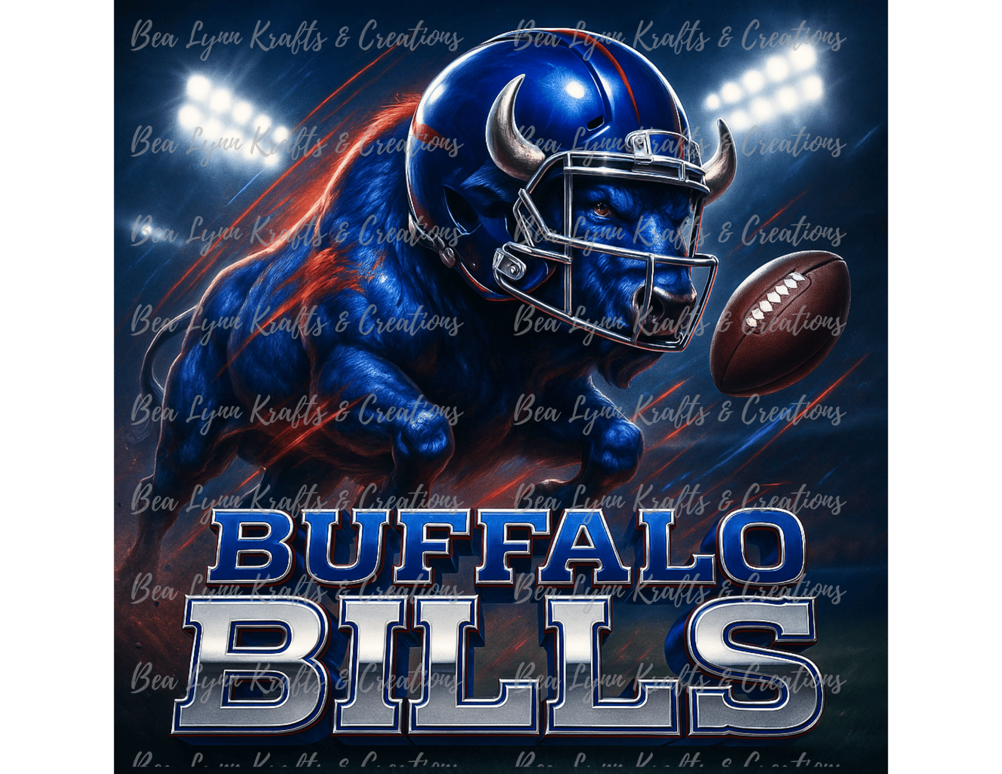 Buffalo Bills Charging Buffalo PNG – Fierce 3D Football Mascot Clipart ...