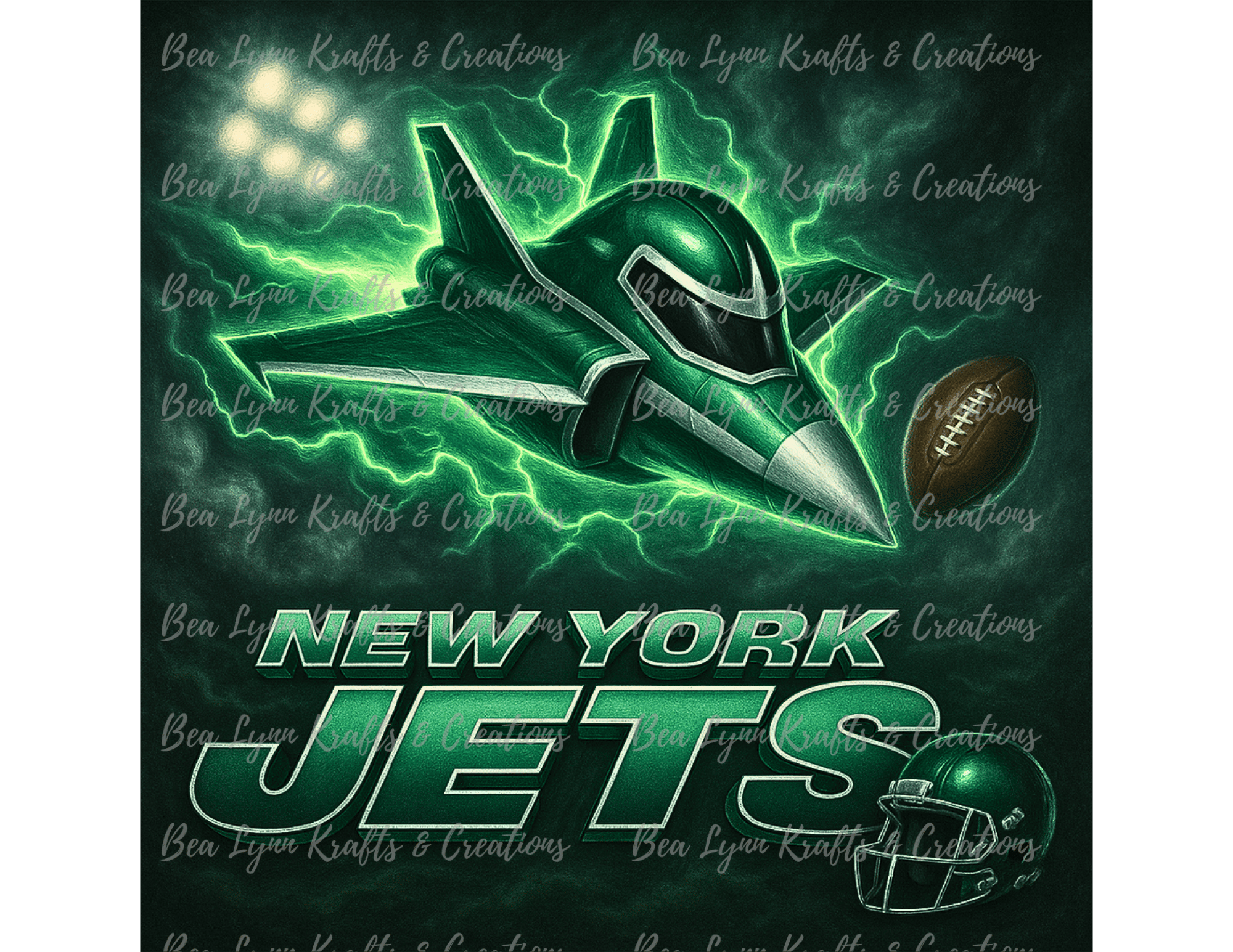 New York Jets Fighter Jet PNG – Electric 3D Football Mascot Clipart ...