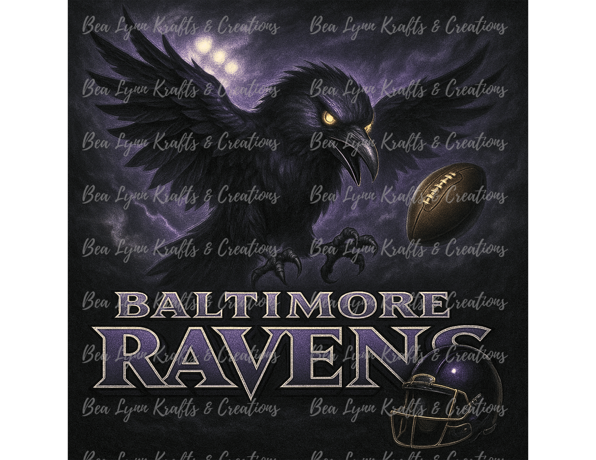 Baltimore Ravens Raven Mascot PNG – Dark 3D Football Clipart – High ...