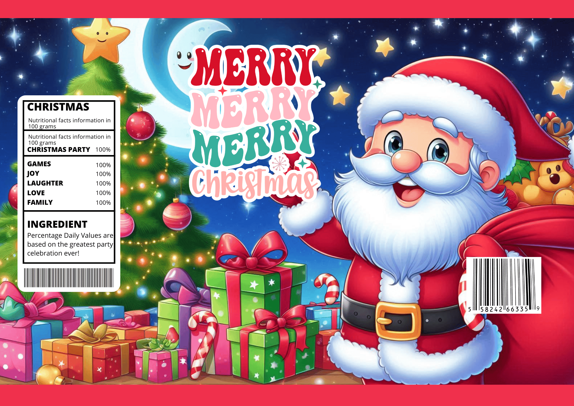 10 Santa Chip Bags - Payhip