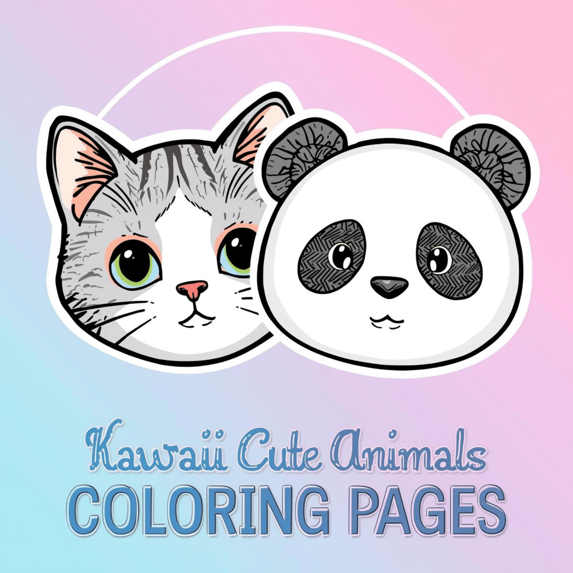 Kawaii Cute Animals Coloring Pages | 50 Adorable Pages for Kids & Teens ...
