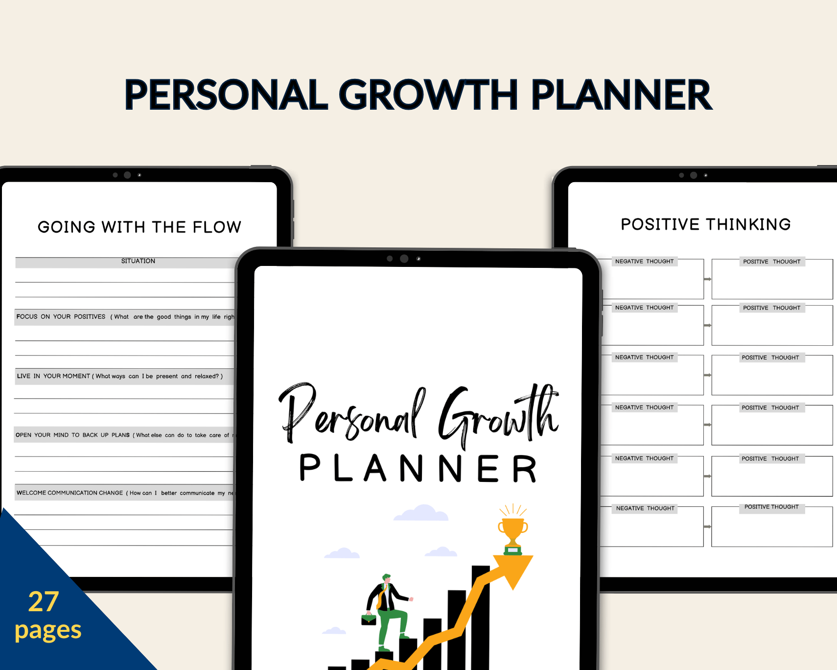 Personal Growth Planner A4 — Build Better Habits, Set Clear Goals, and ...