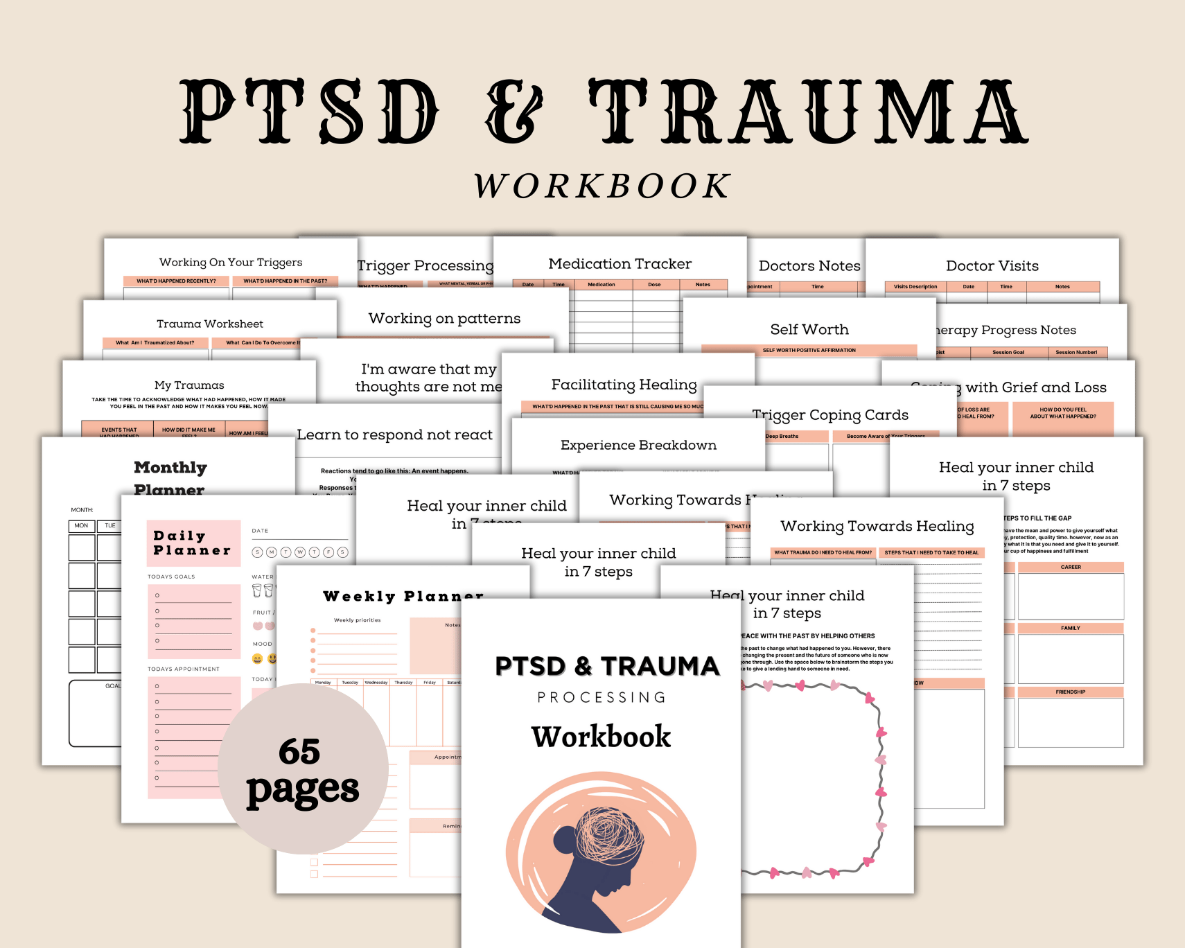 PTSD & Trauma Processing Workbook — A Guided Path Toward Understanding ...