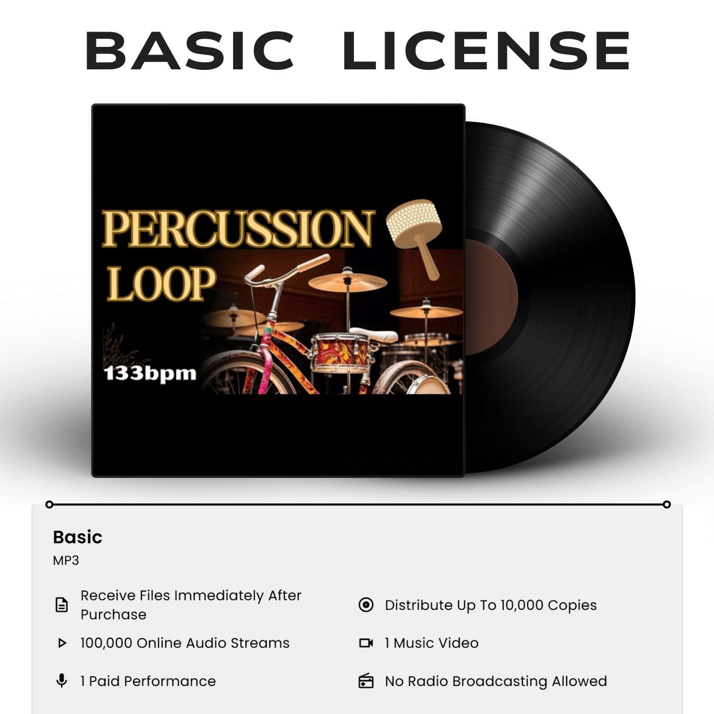 Loop100_Percussion loop (133bpm)