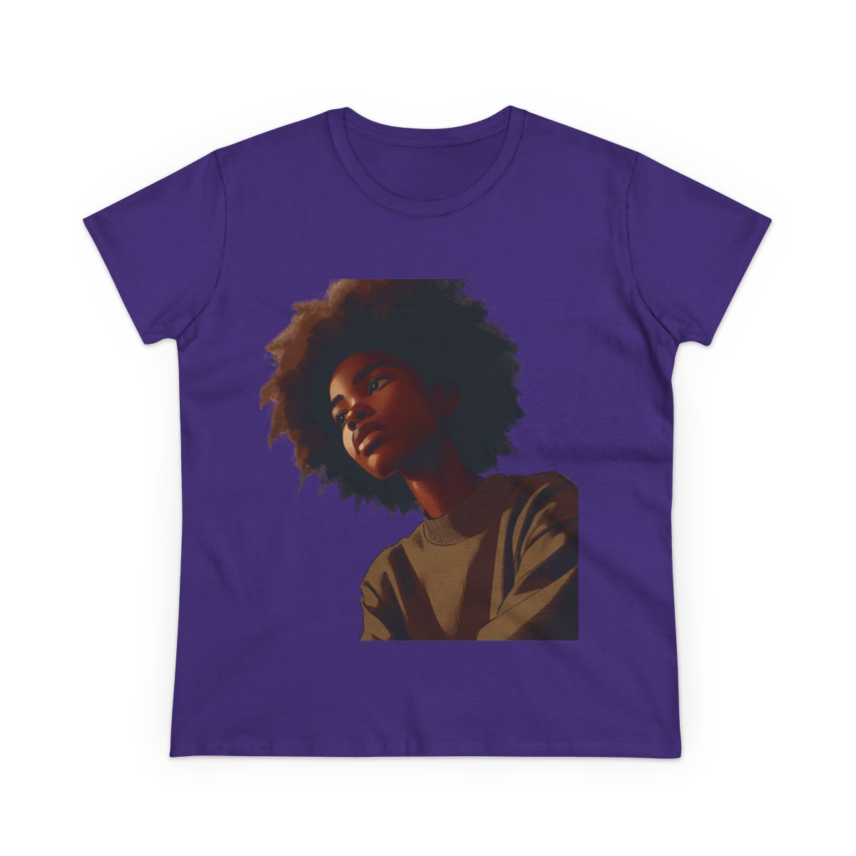 Afro Glow Tee – Purple Edition - Payhip