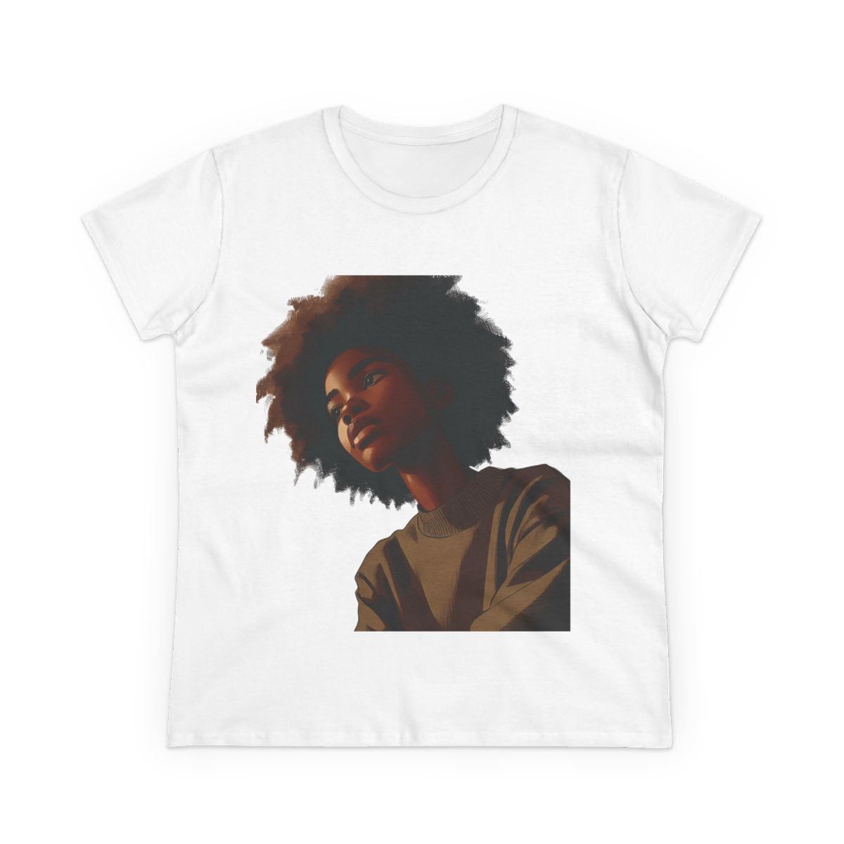 Afro Glow Tee – Classic White - Payhip