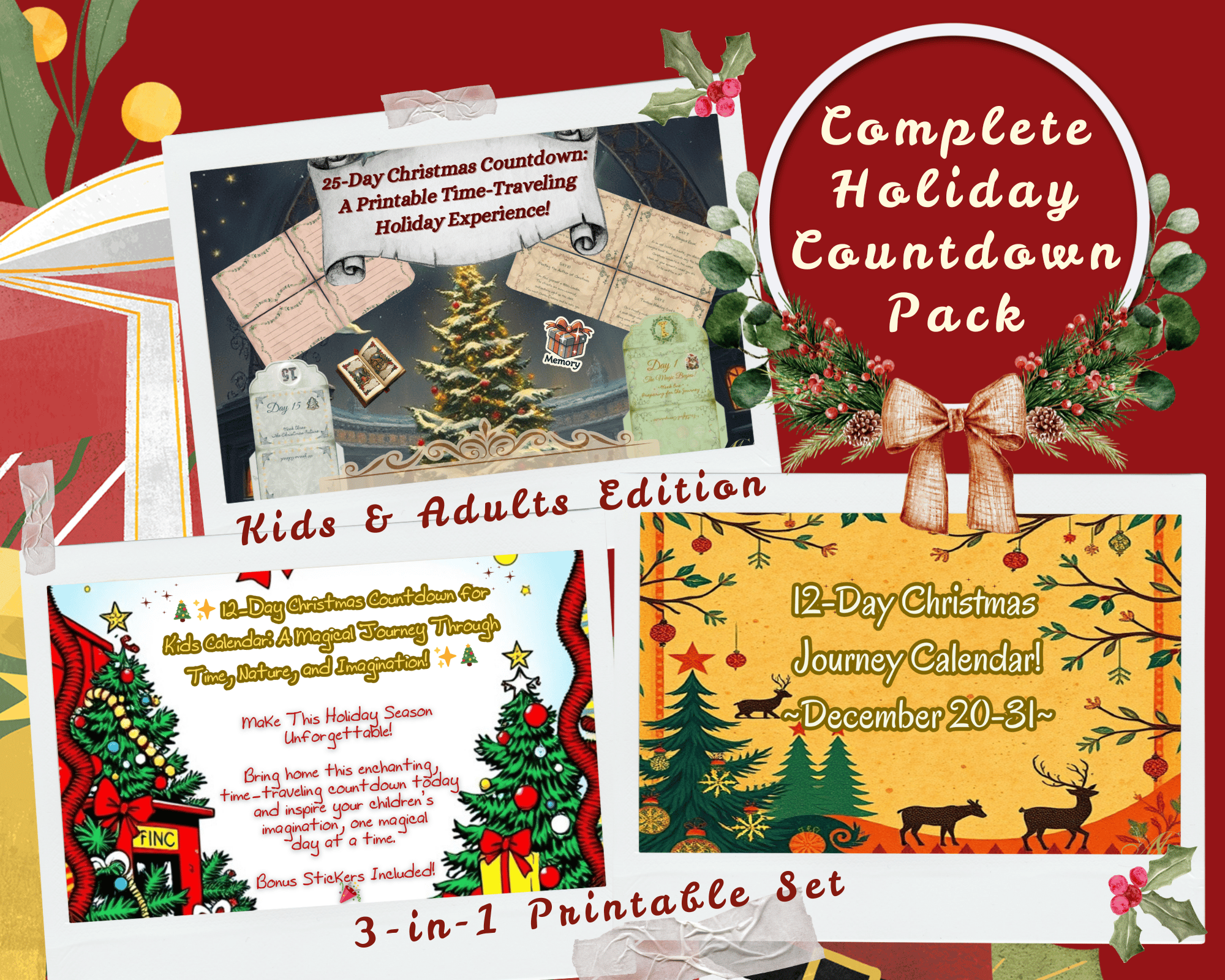 ⌛ Complete Holiday Countdown Pack - Payhip