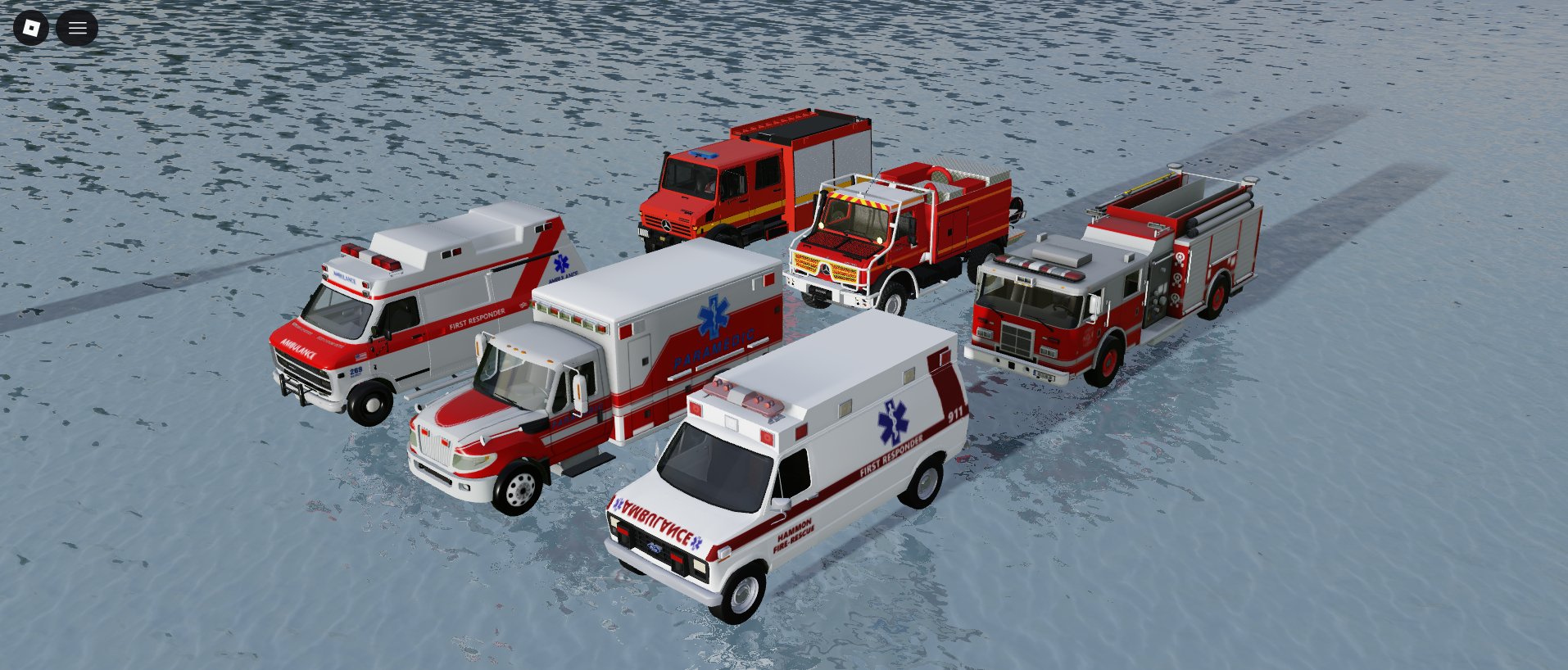 Frontline Fire Response Set Roblox – Tanker, Ladder, Engine, and Rescue ...