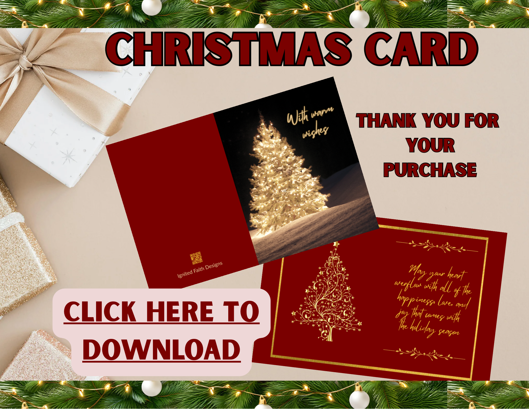Custom Christmas Card - Payhip