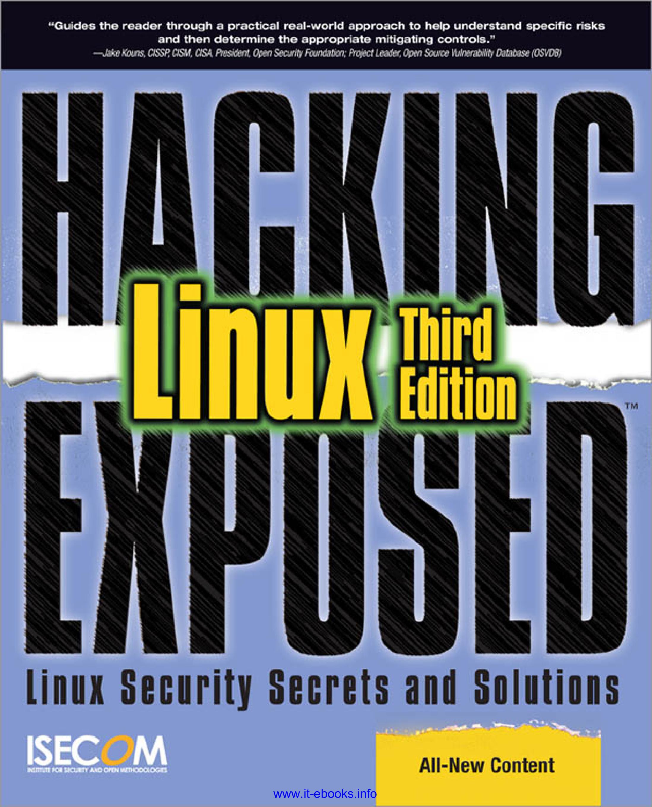 HACKING EXPOSED™ LINUX: Linux Security Secrets & Solutions - Payhip