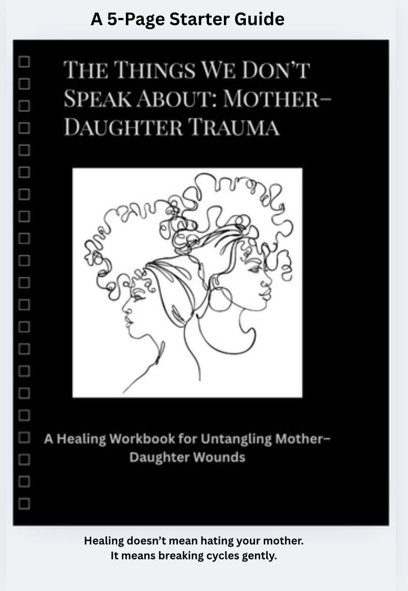 Mother–Daughter Trauma — Healing Starter Guide (E-Pamphlet) - Payhip