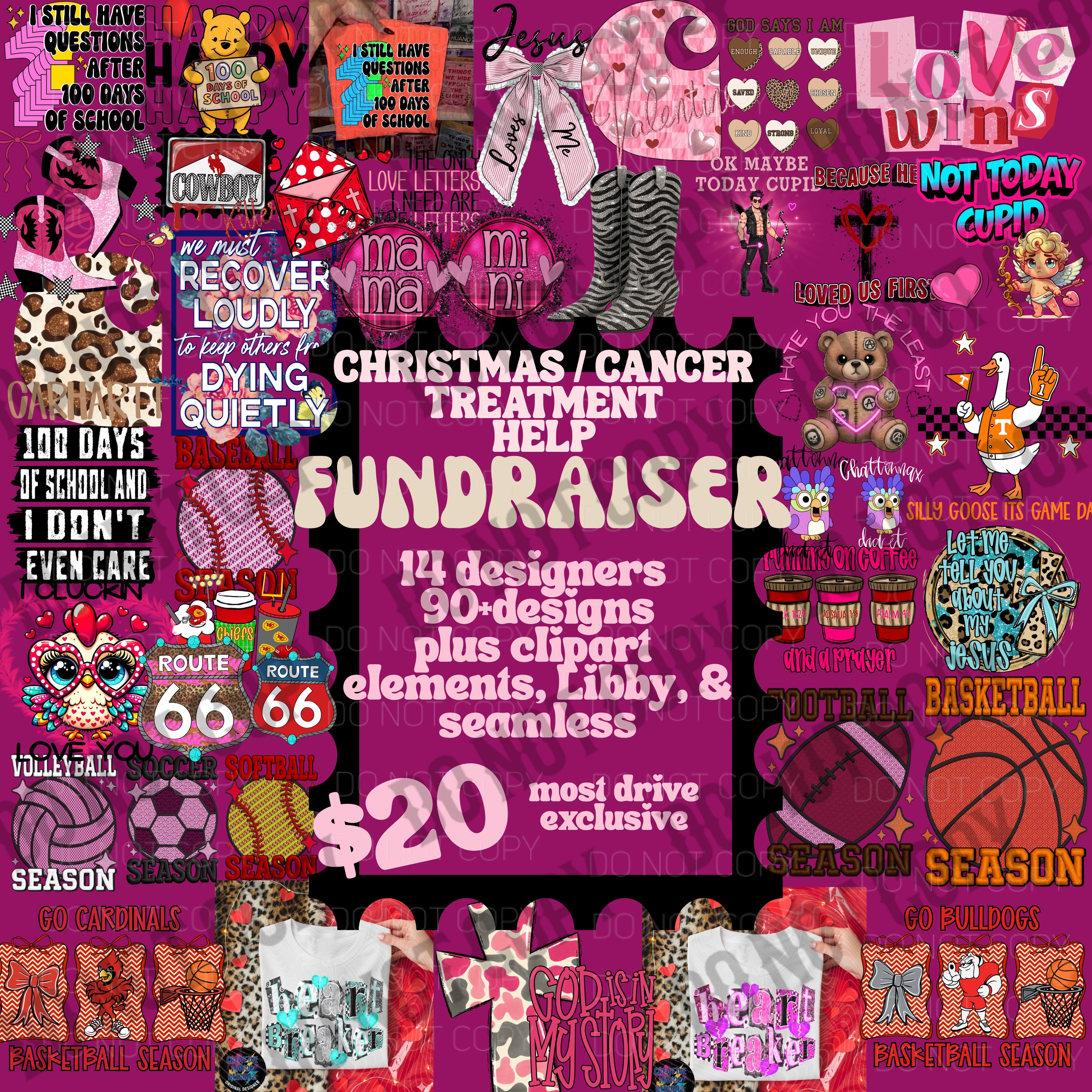 Christmas/cancer fundraiser collab - Payhip