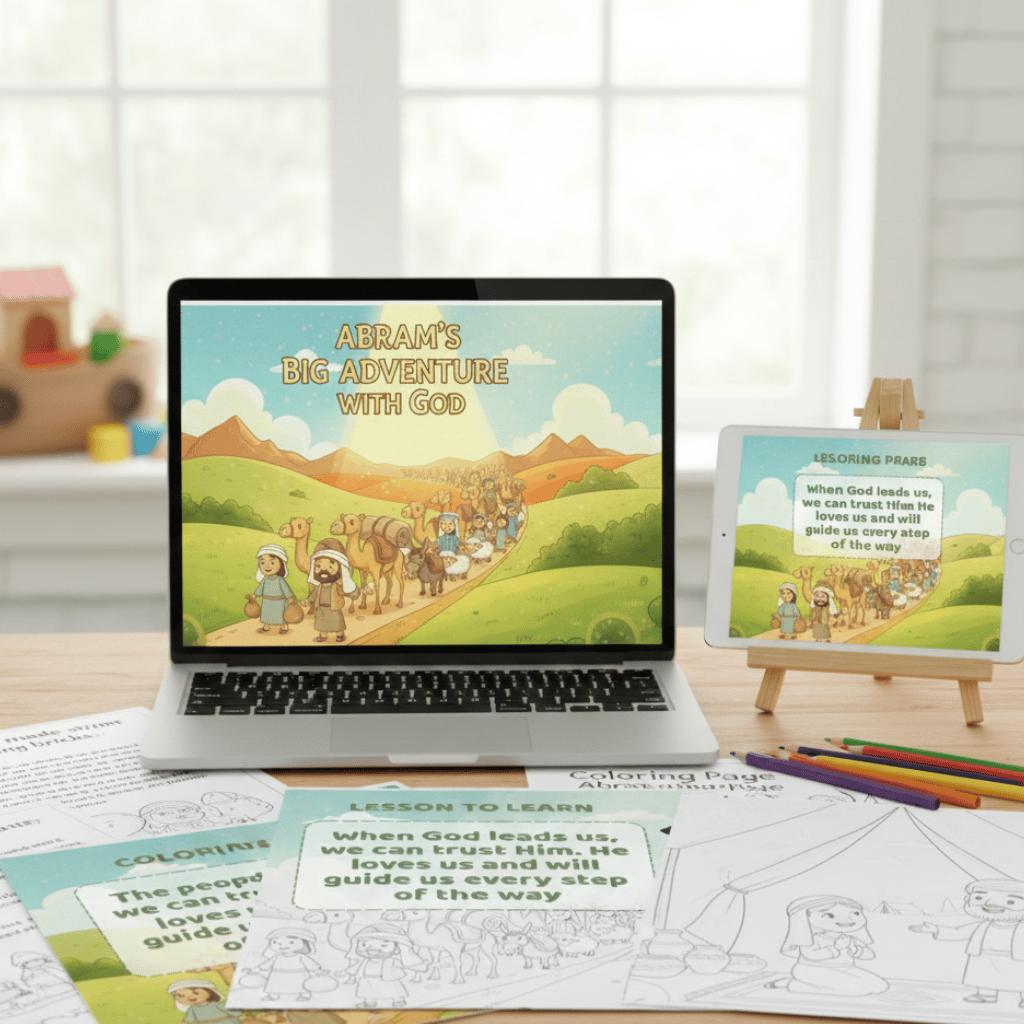 Abram’s Big Adventure with God — Bible Story for Kids (Printable PDF ...