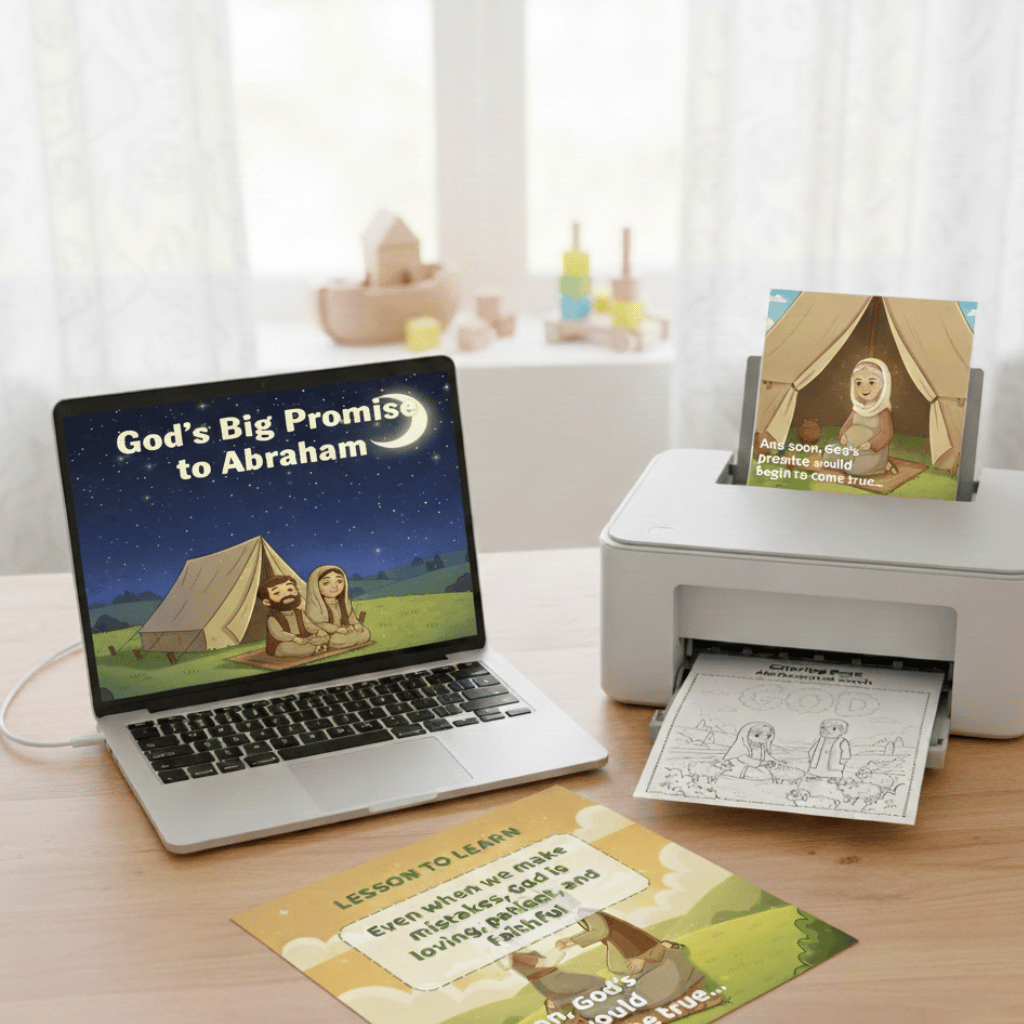 God’s Big Promise to Abraham — Bible Story for Kids (Printable PDF ...