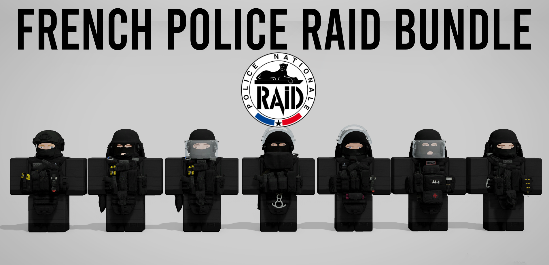 French Police RAID Bundle - Payhip