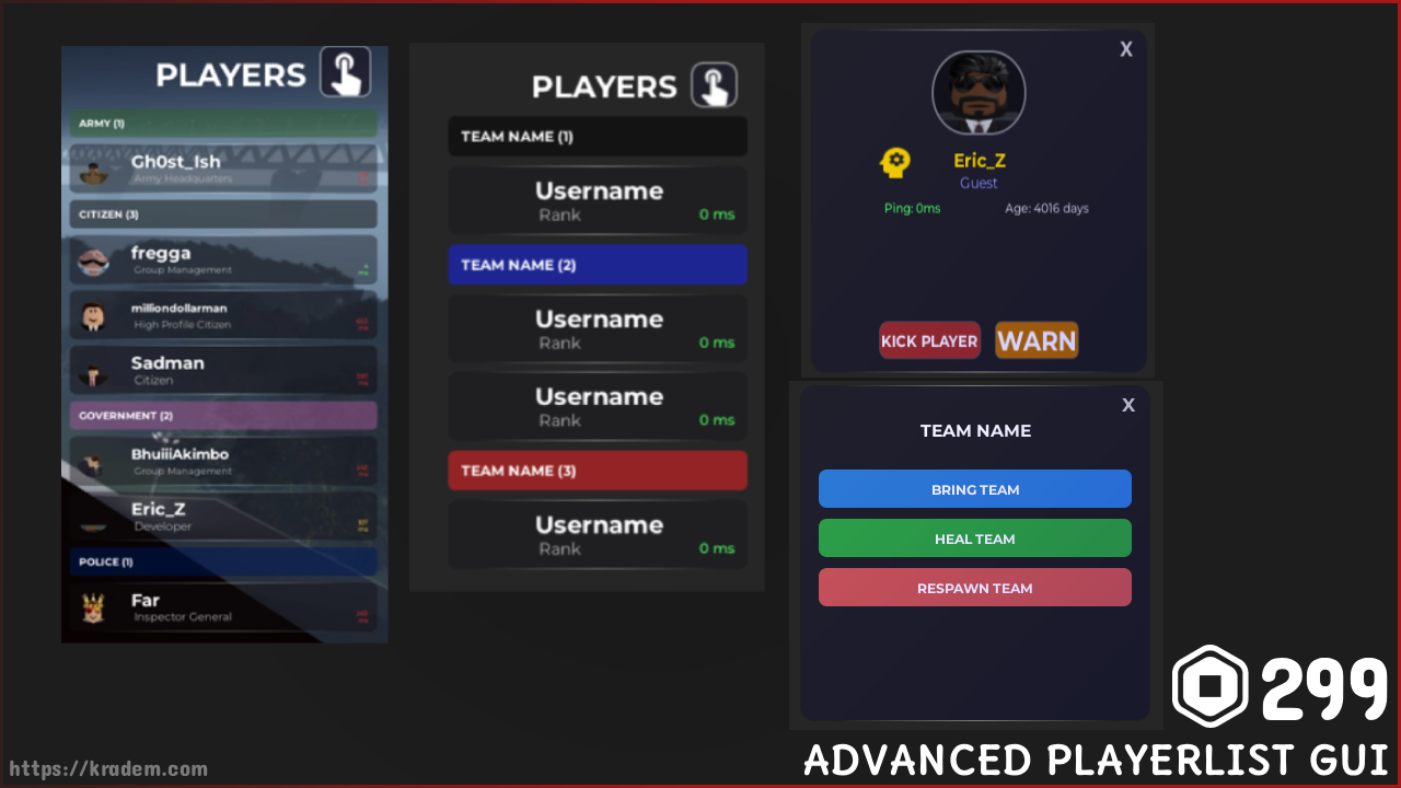 Advanced Playerlist GUI - Payhip