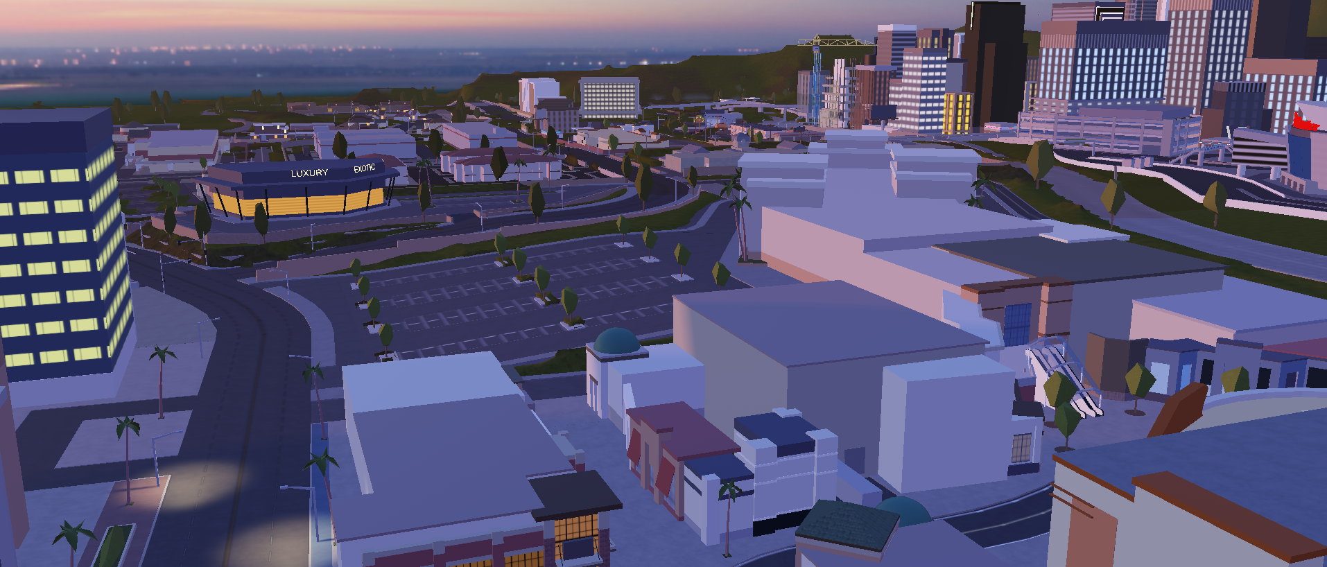 Modern American Los Santos RP Map – Large Detailed City with Racetrack ...