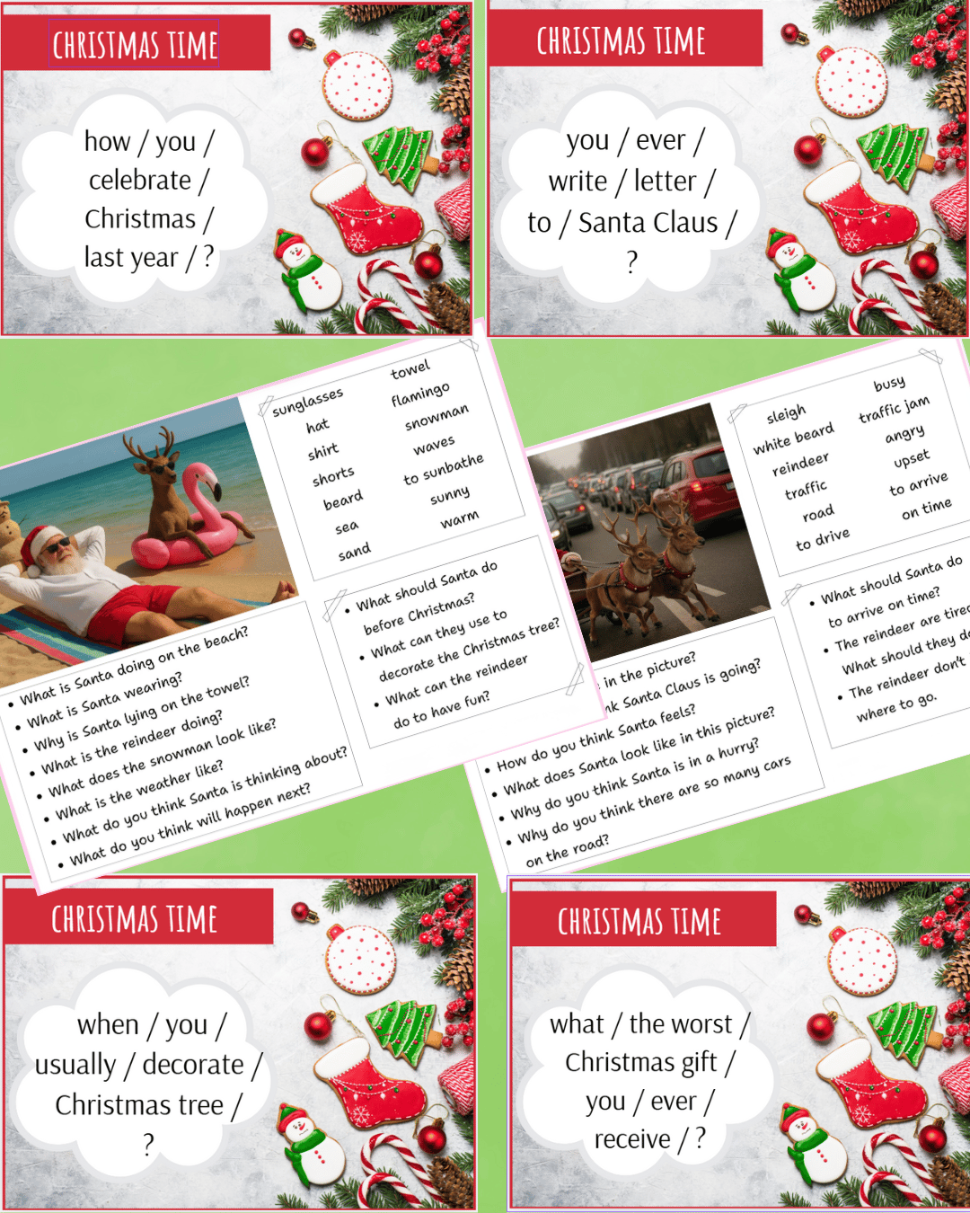Christmas speaking set, nivel A2-B1 - Payhip