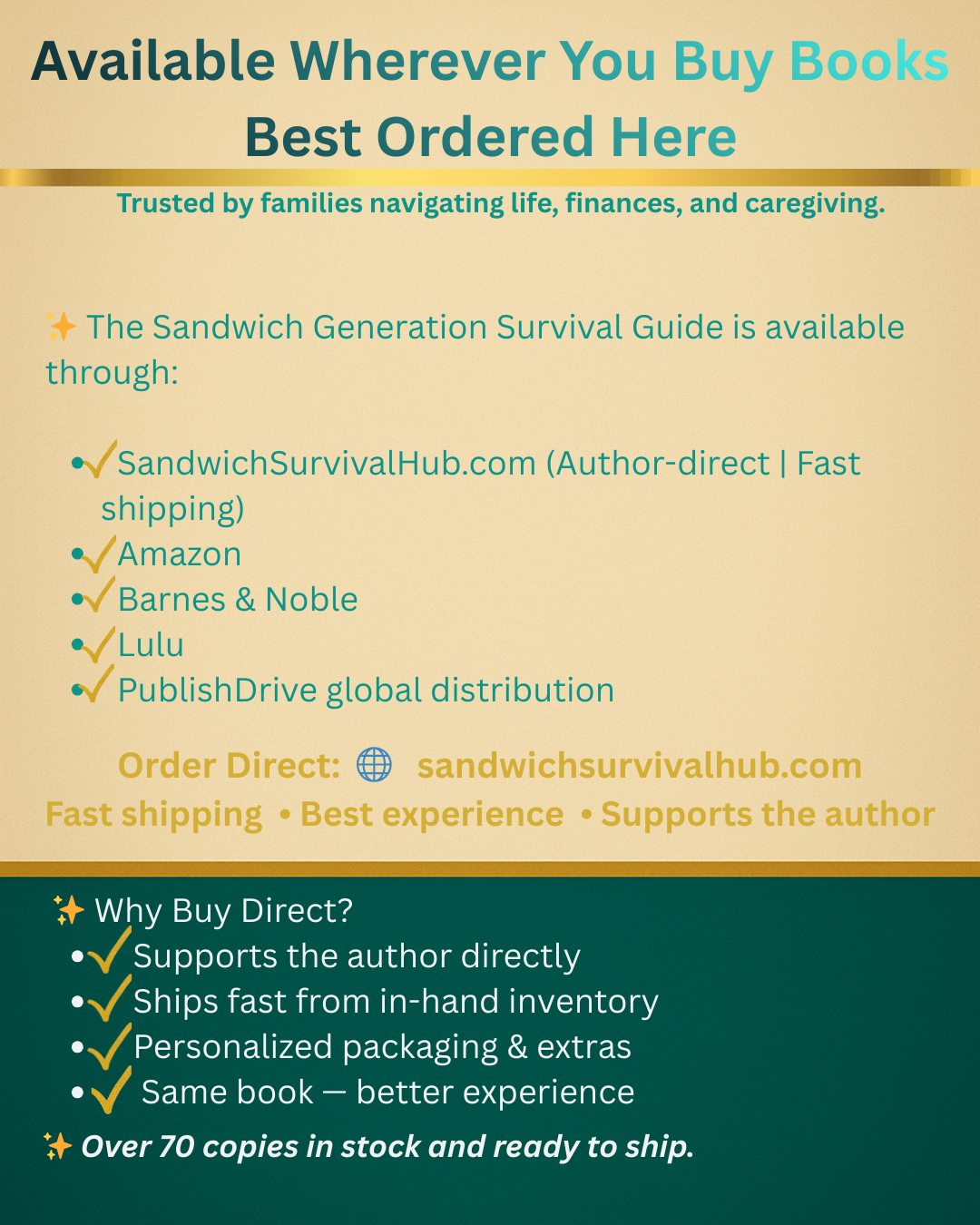 The Sandwich Generation Survival Guide Paperback