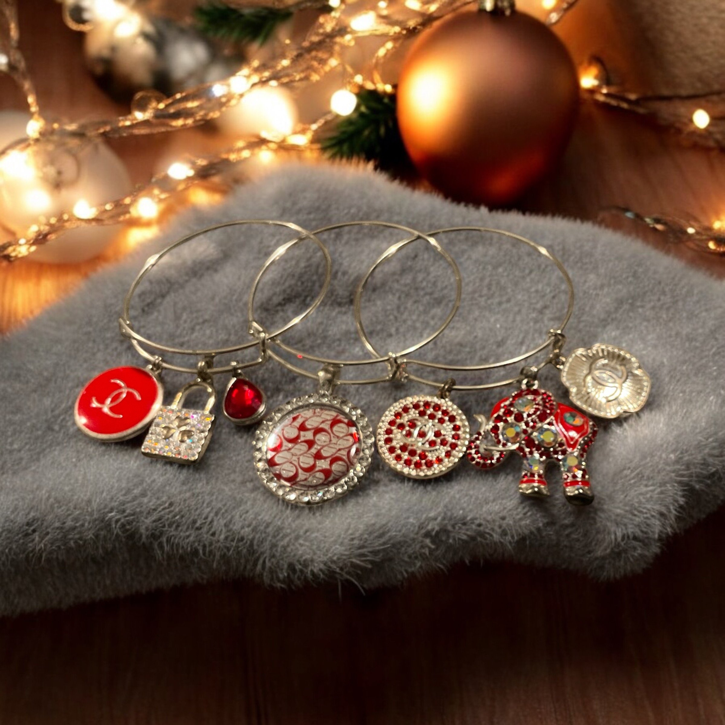 Luxury Charm Bangle – Designer Inspired - Payhip