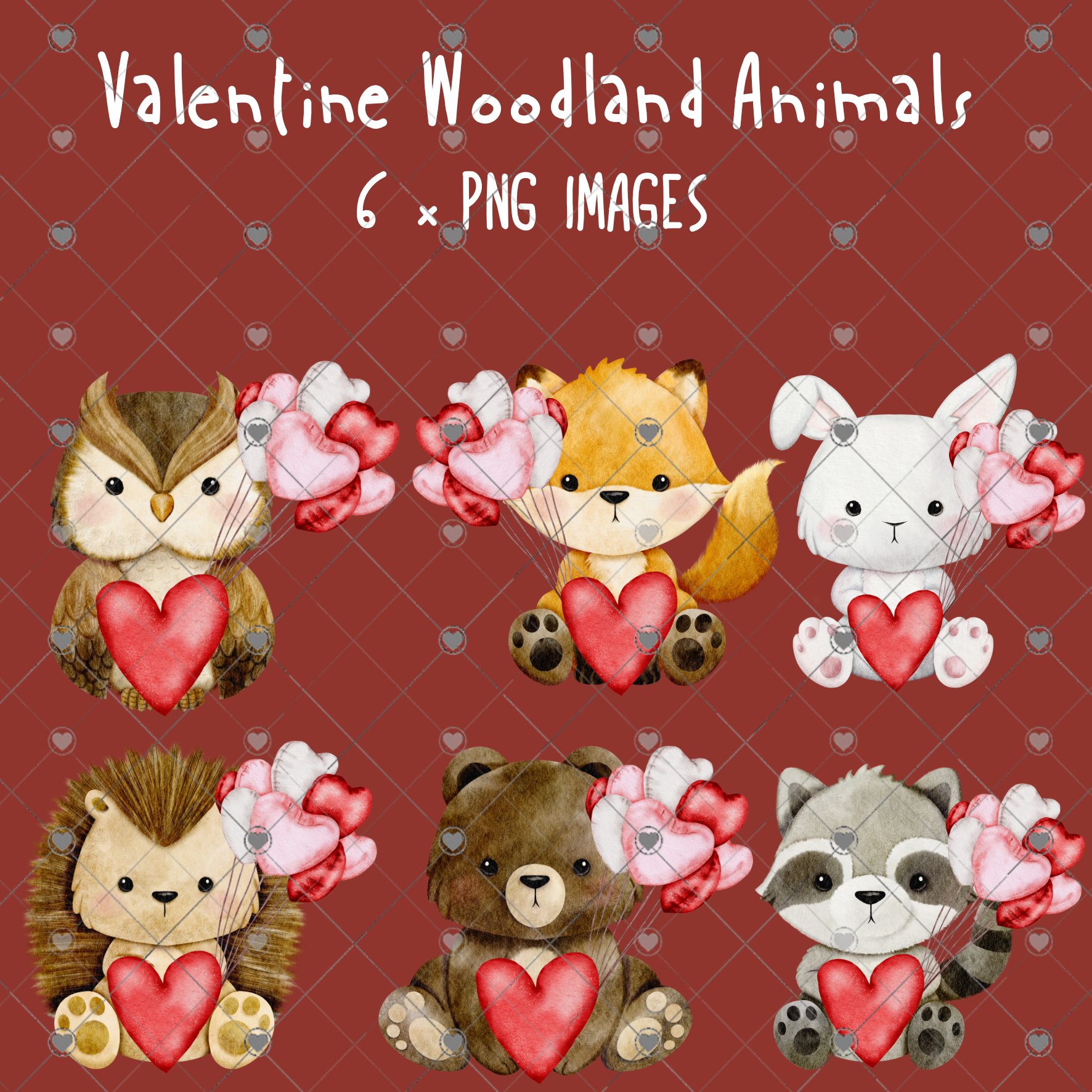 Valentine Woodland Animals - Payhip