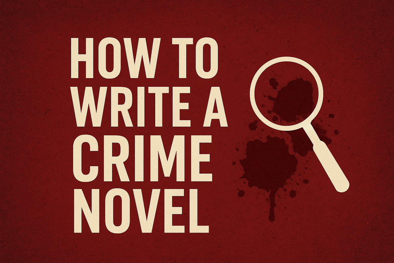 How to write a Crime Novel: A beginner's Guide. - Payhip