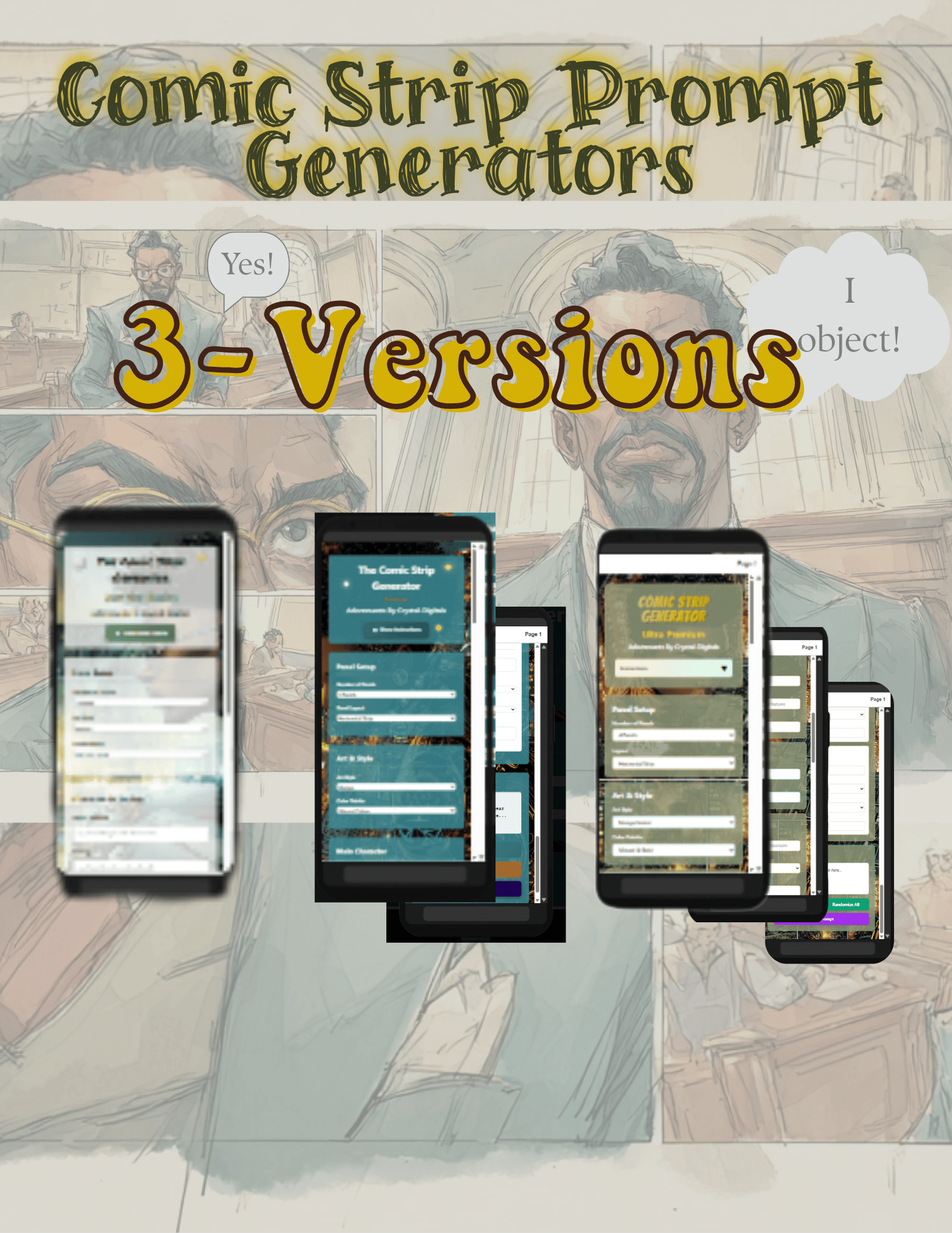 Comic Strip Prompt Generators